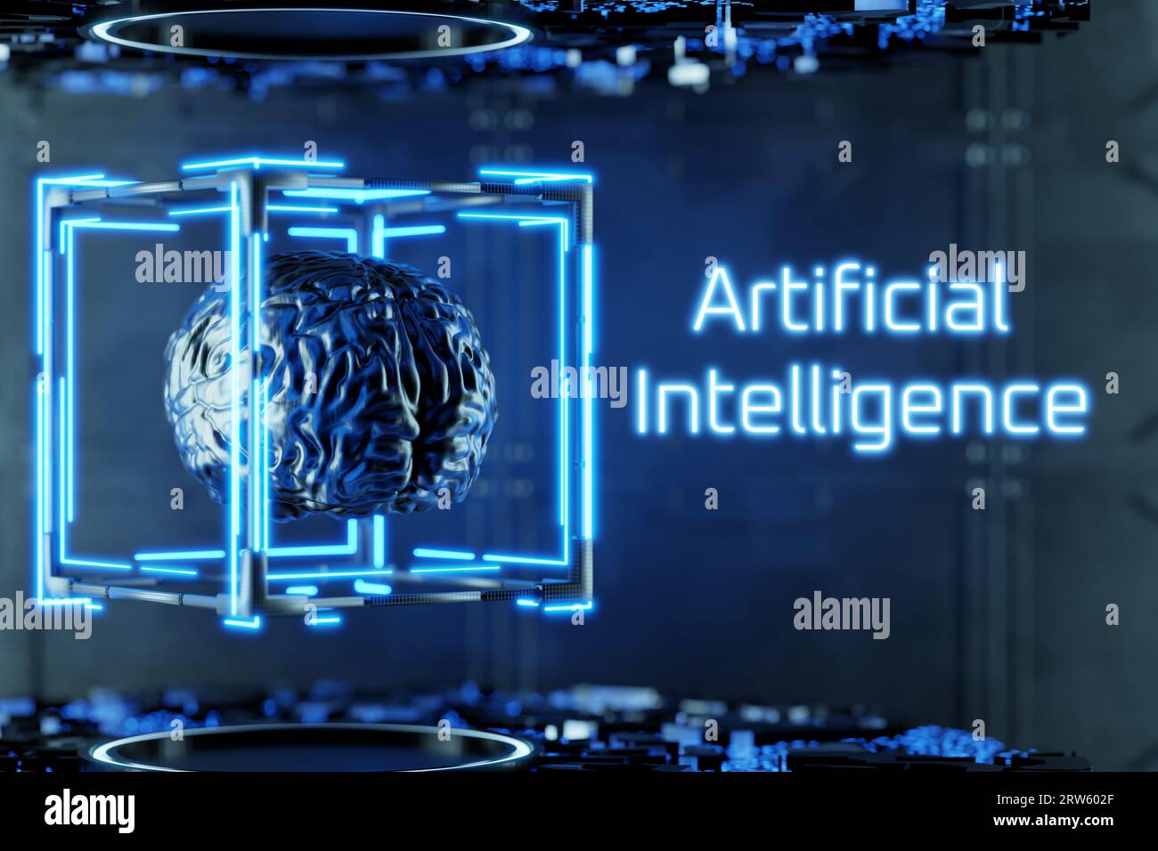 3d render of a microprocessor hi-res stock photography and images - Alamy