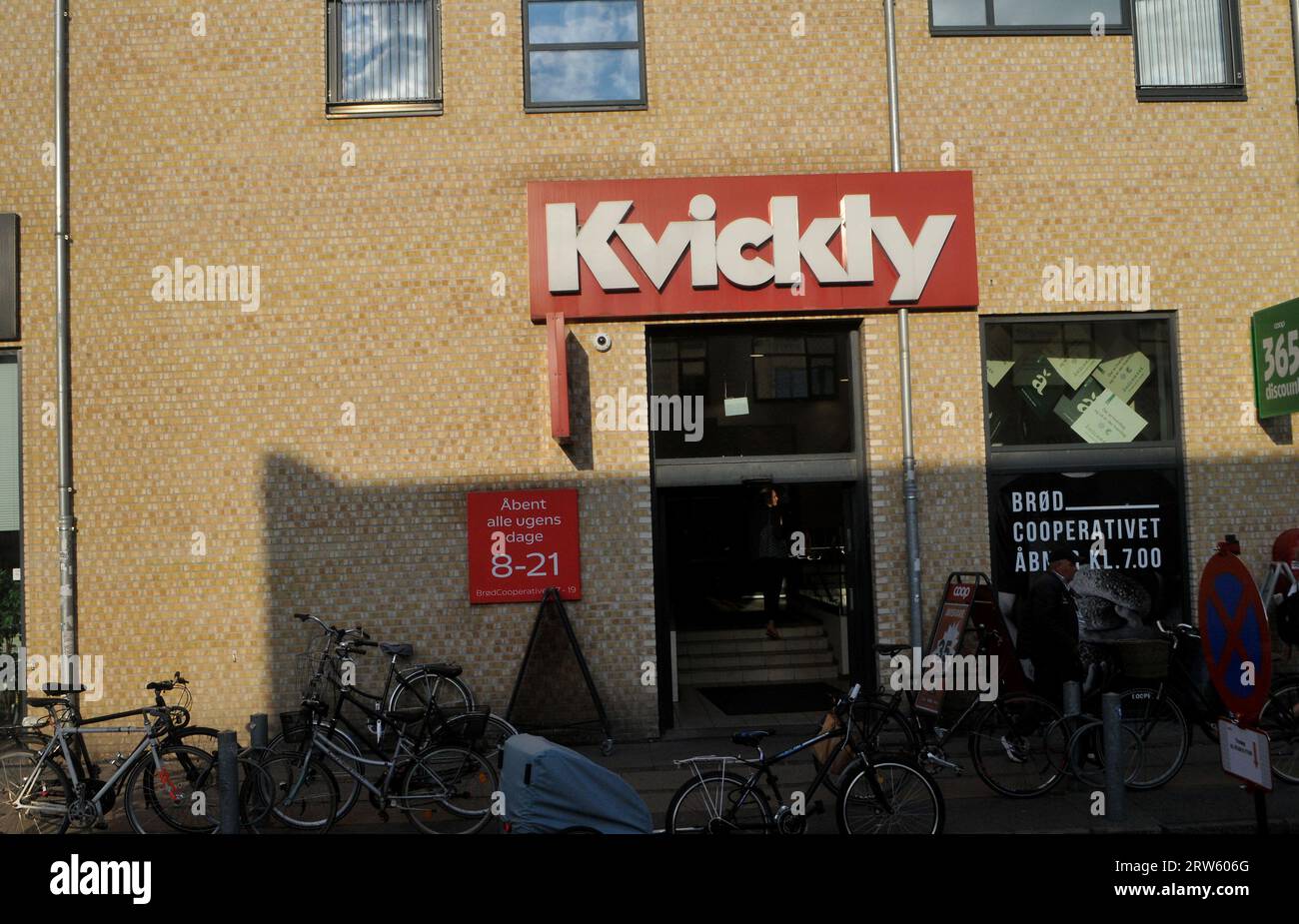 Copenhagen/Denmark/16 September 2023/. Kvickly food market in danish ...