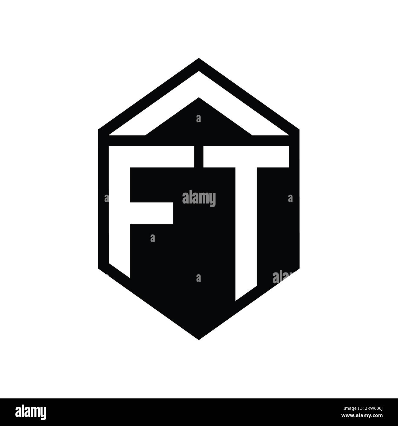 Ft letter logo hi-res stock photography and images - Alamy