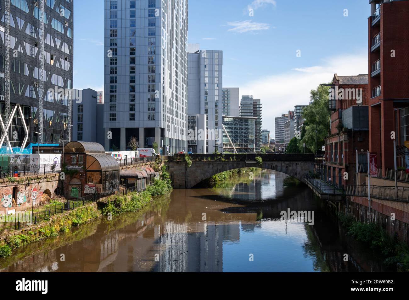 River irwell between cities hi-res stock photography and images - Alamy