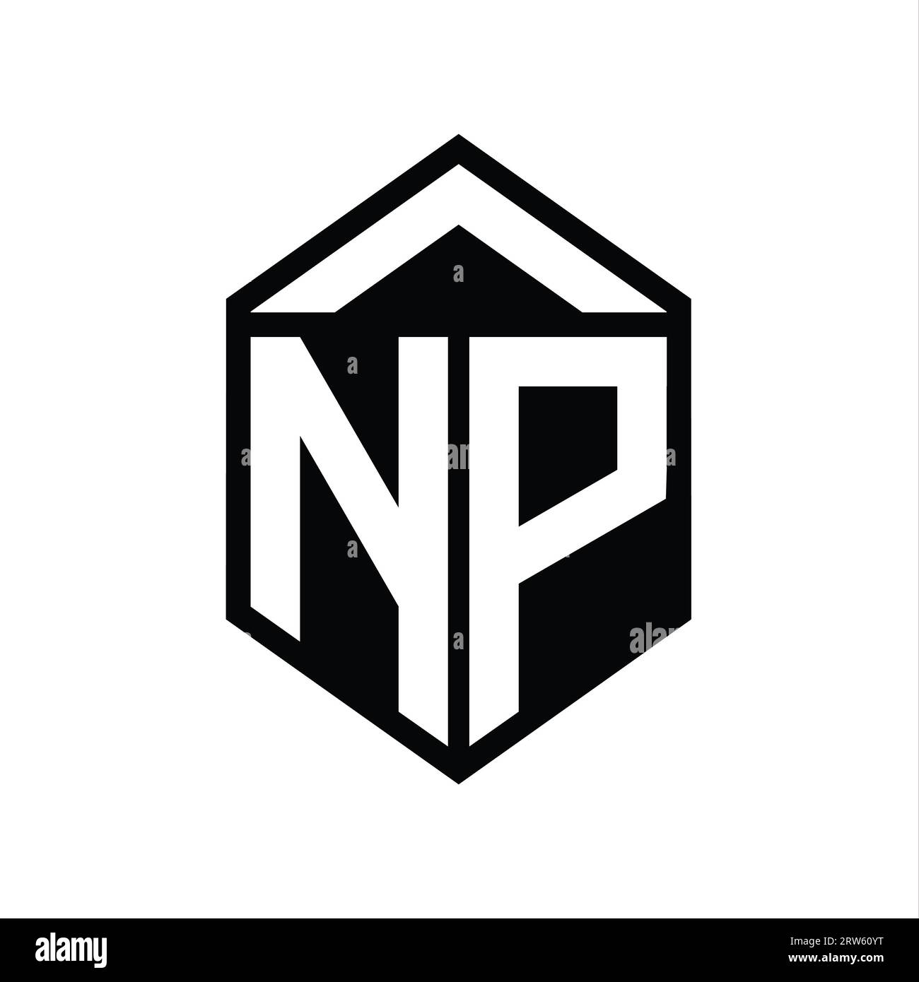 Np letter logo hi-res stock photography and images - Alamy