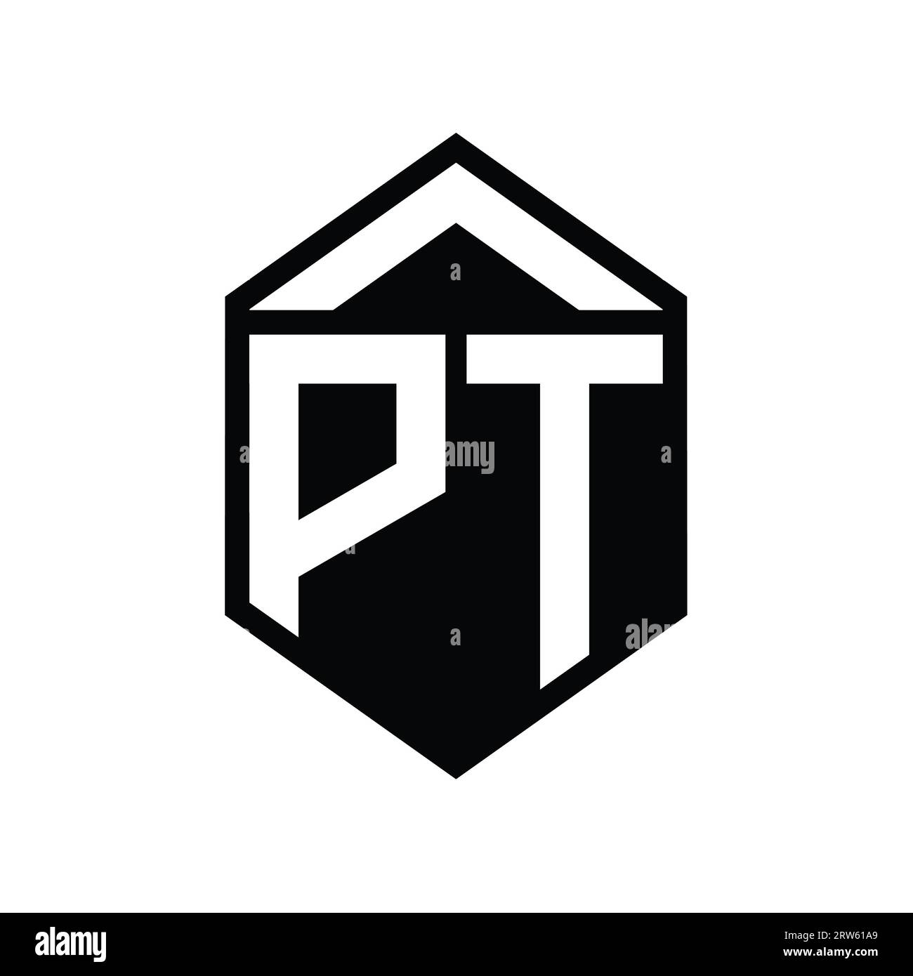 Letter pt logo Cut Out Stock Images & Pictures - Alamy