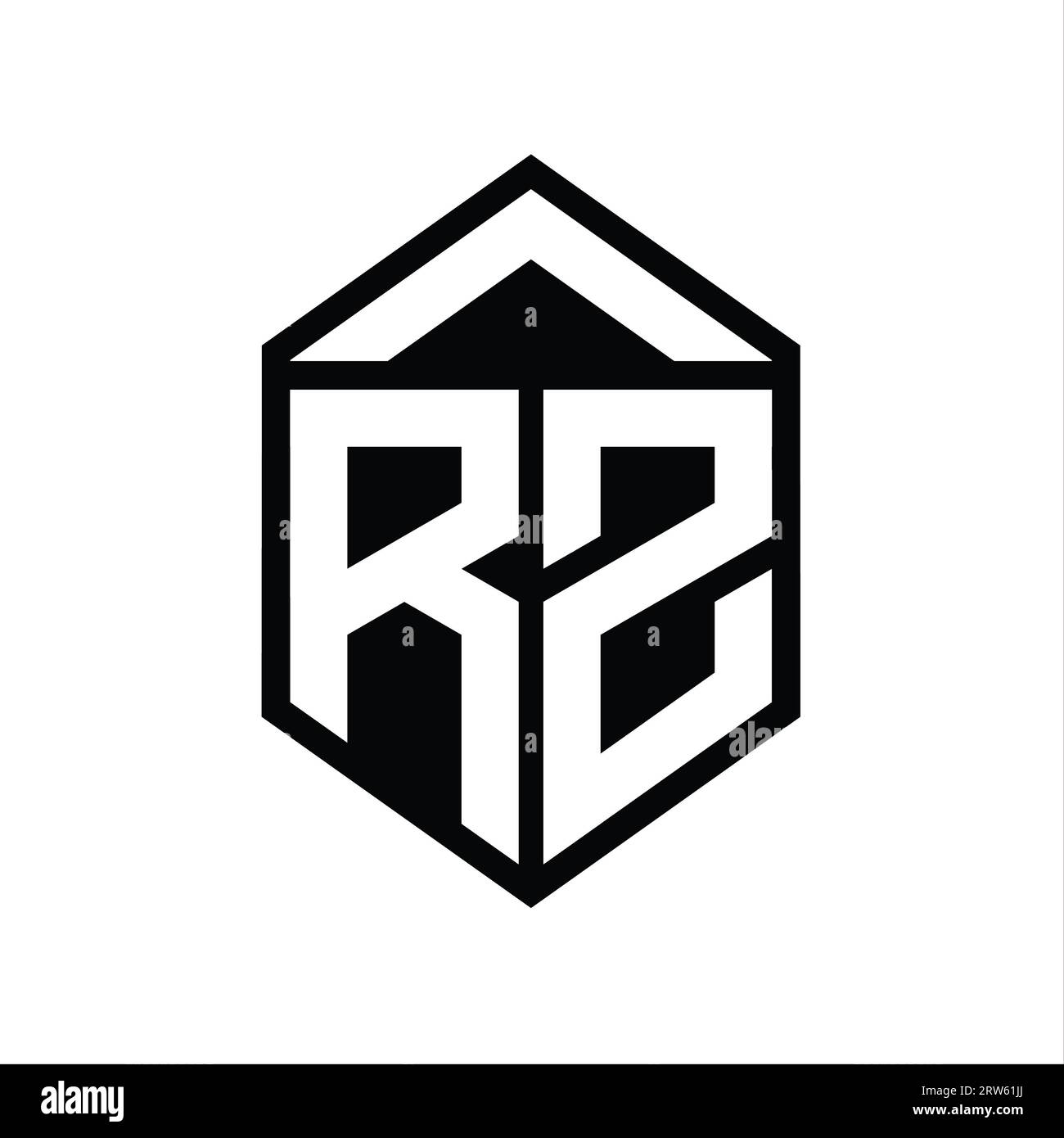 Rz letter logo hi-res stock photography and images - Alamy