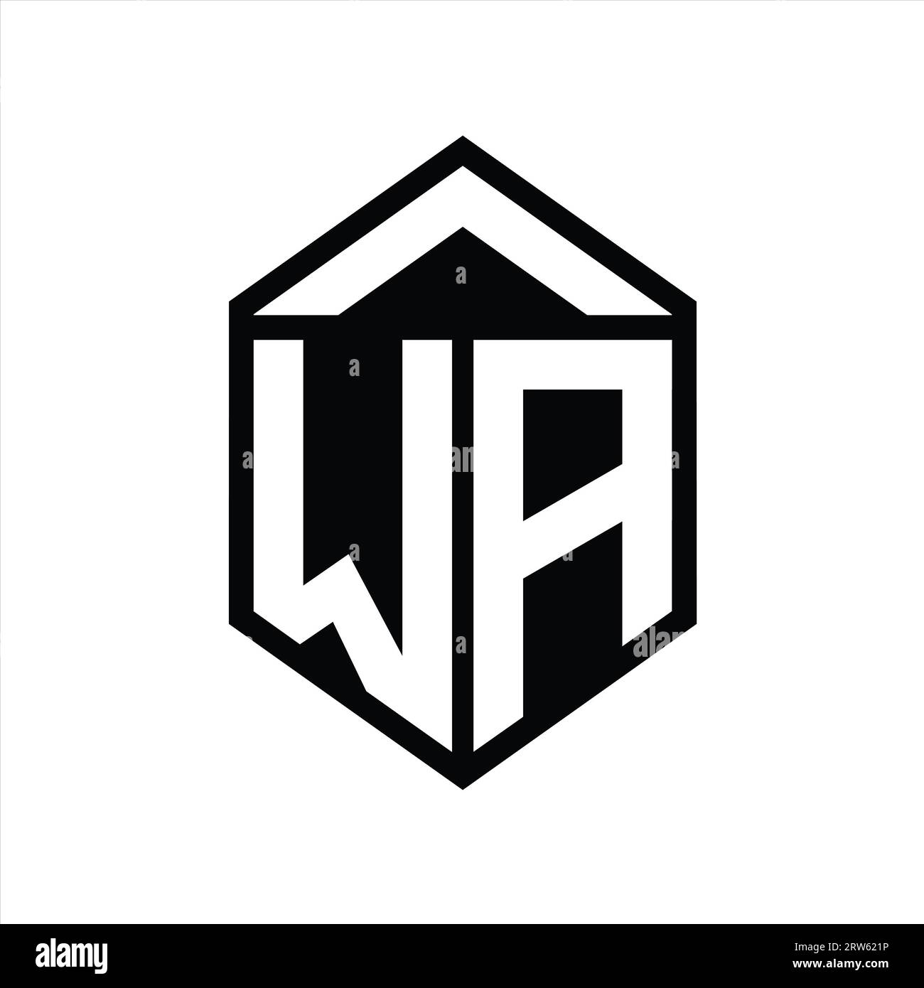 Wa logo design hi-res stock photography and images - Alamy