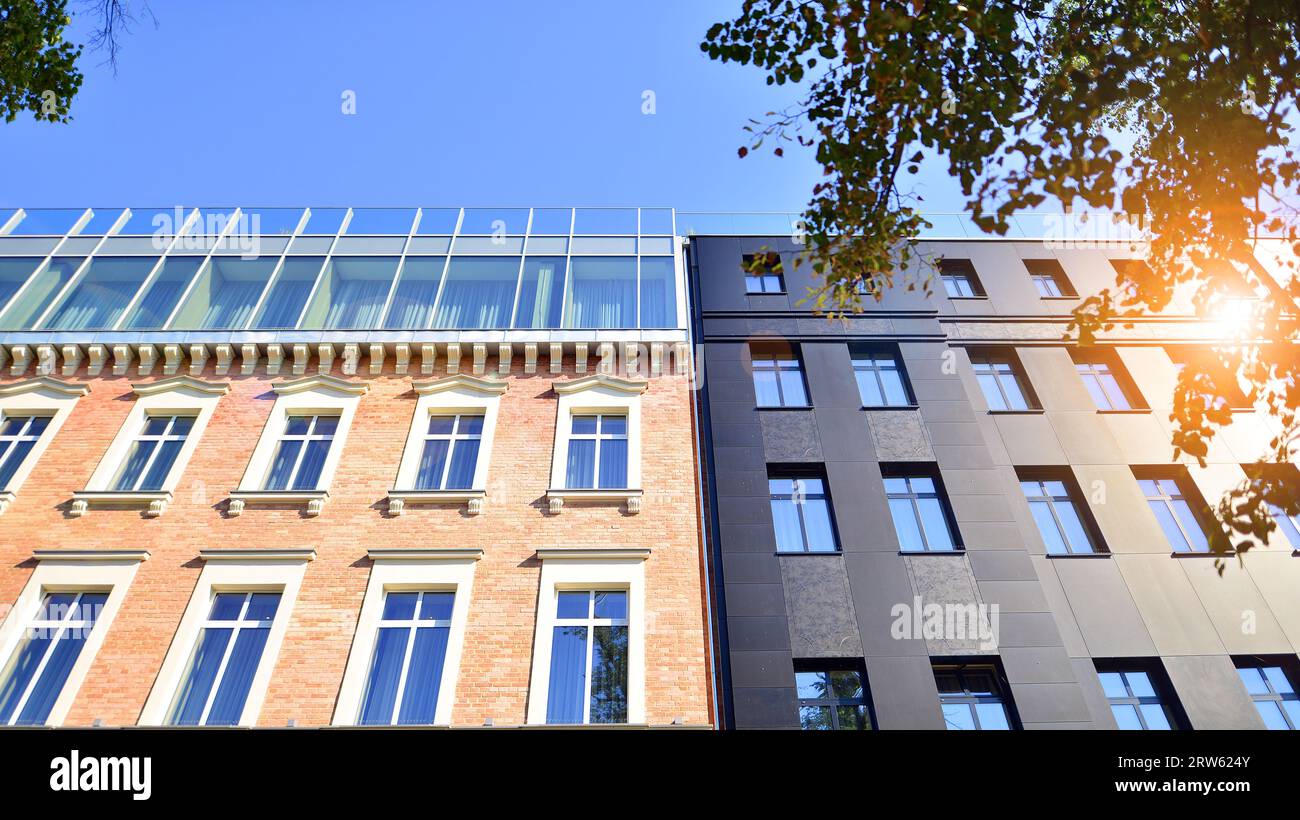 Modern beautiful luxury hotel building Stock Photo - Alamy