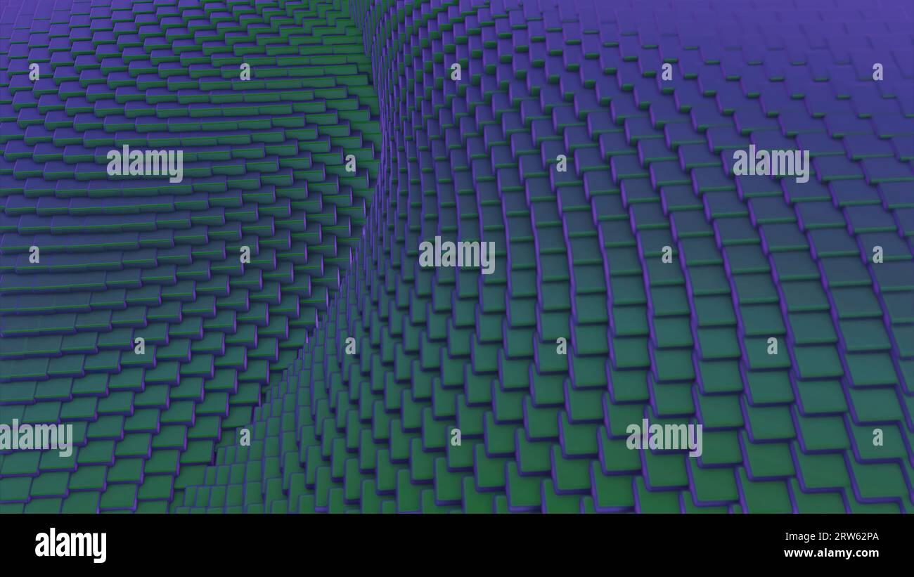 Background with moving 3d visual distortion. Design. Background with ...