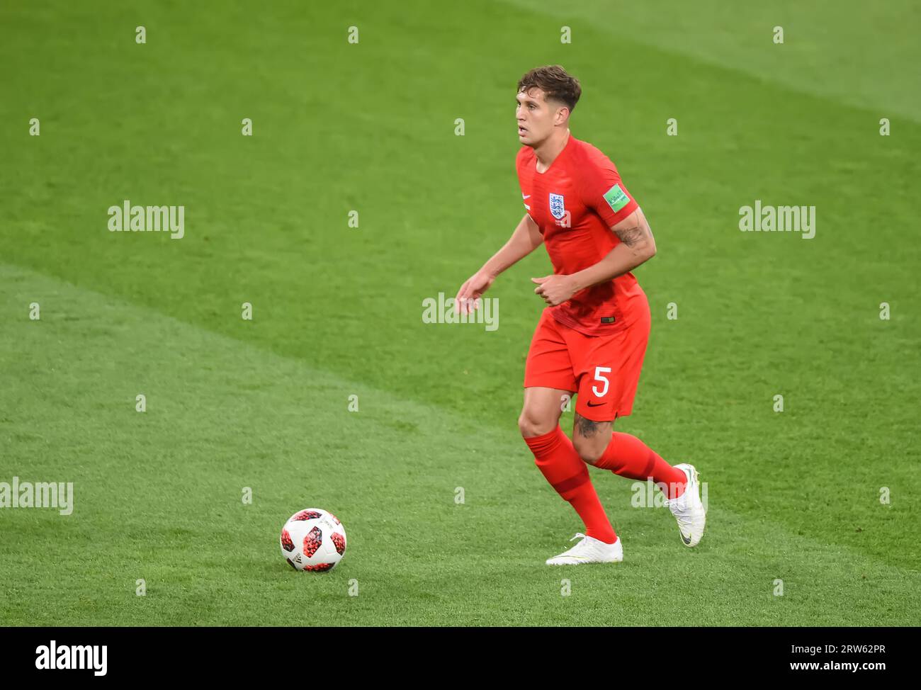 Moscow, Russia – July 3, 2018. England national football team centre ...