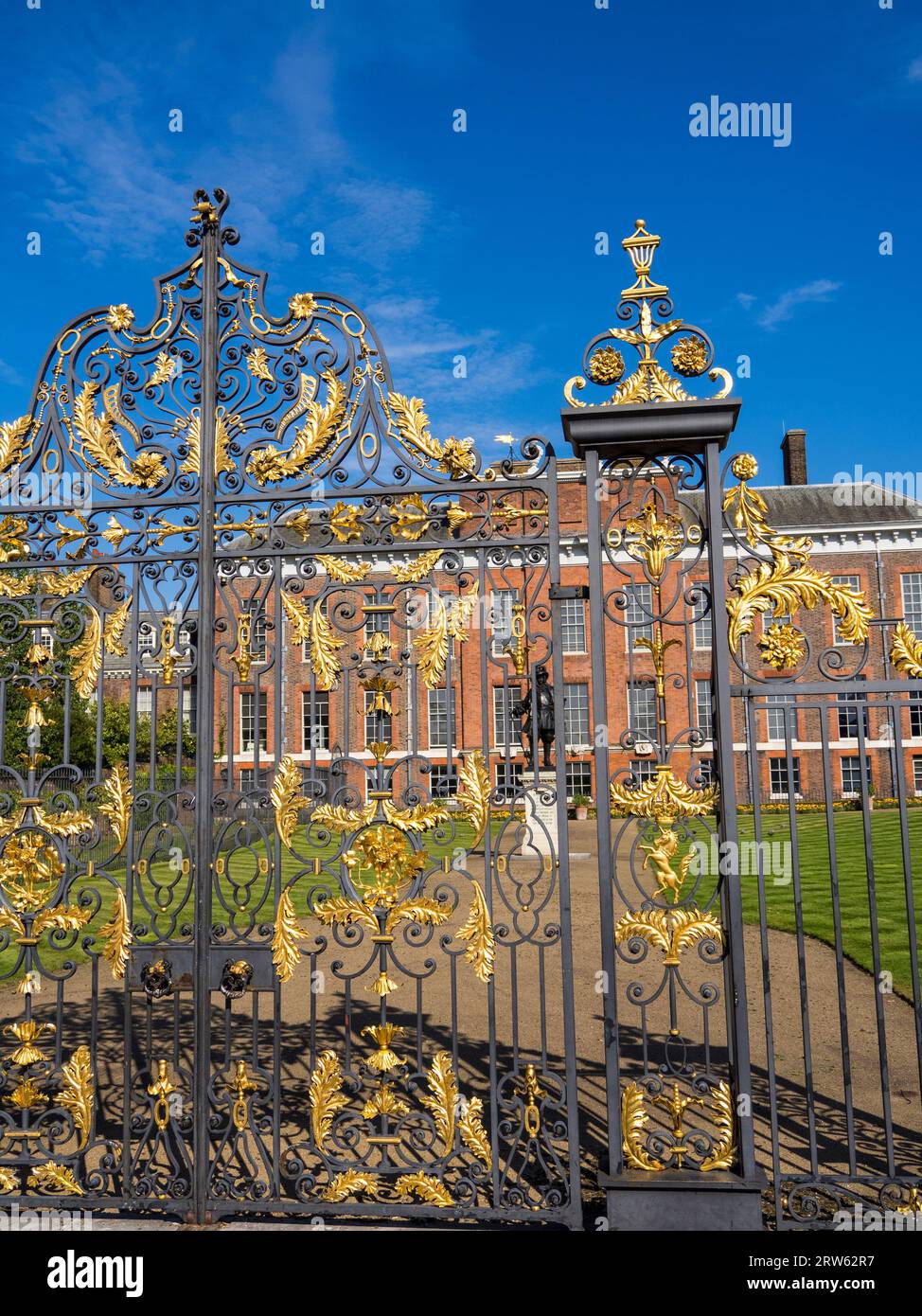 Golden Gates of Kensington Palace, Kensington Palace, Royal Borough of ...