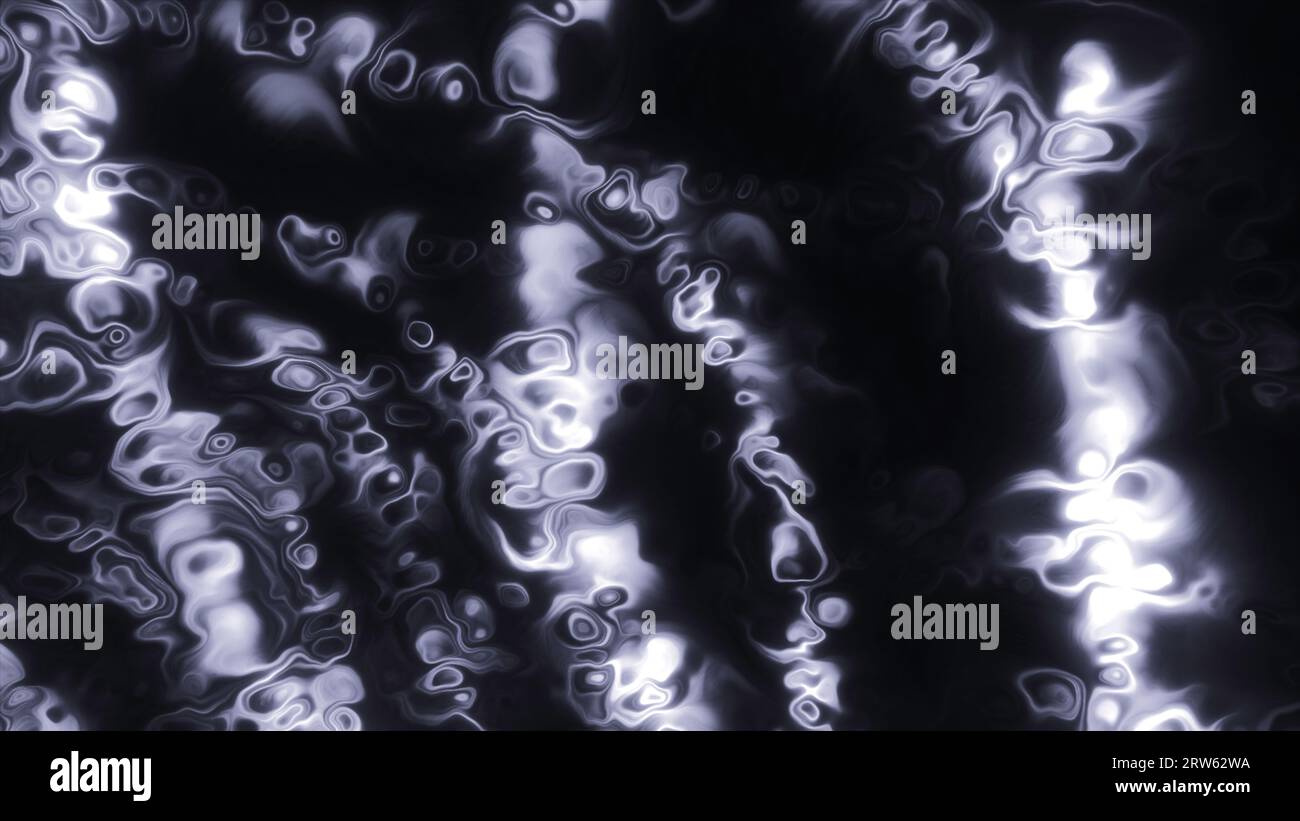 Animation with plasma molecules in pattern. Motion. Glowing psychedelic ...