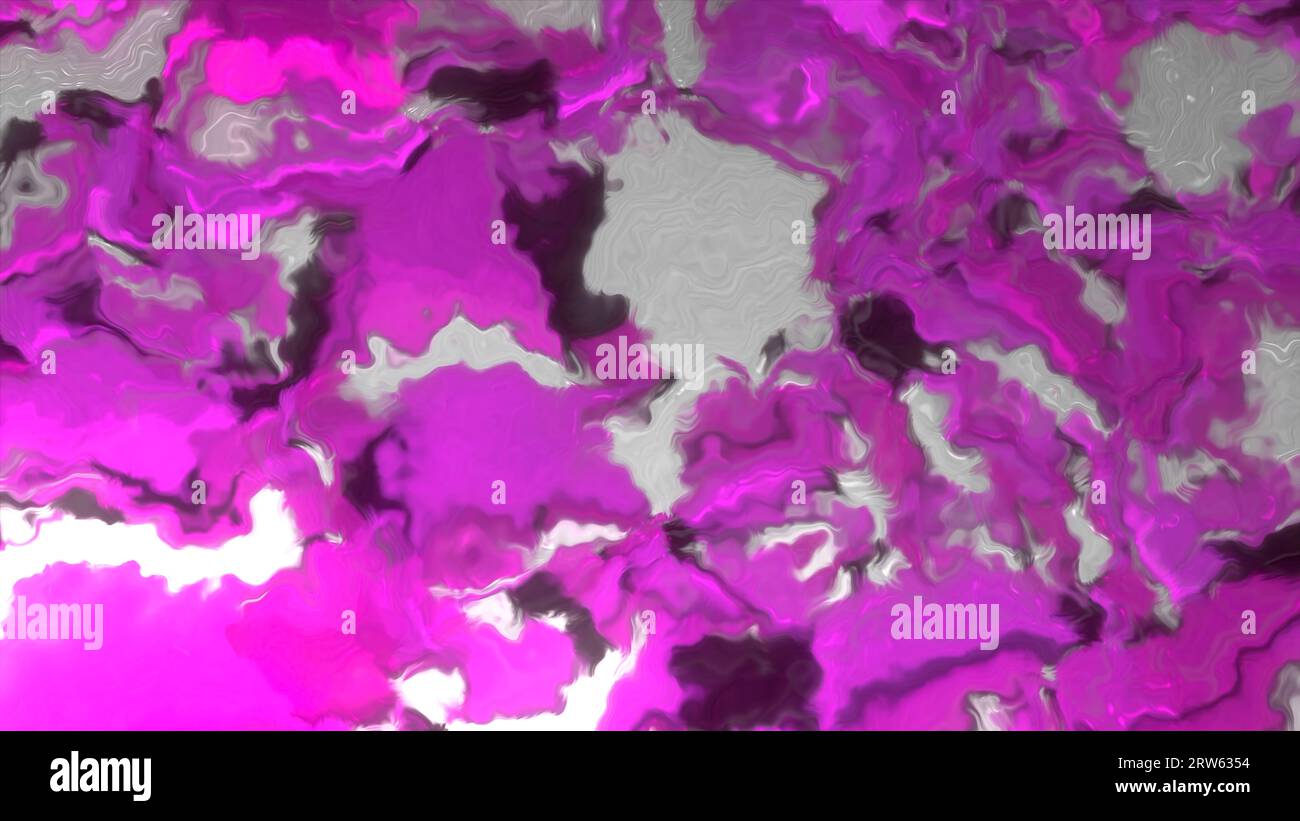 Colorful spots move in abstract fluid pattern. Motion. Animation of ...