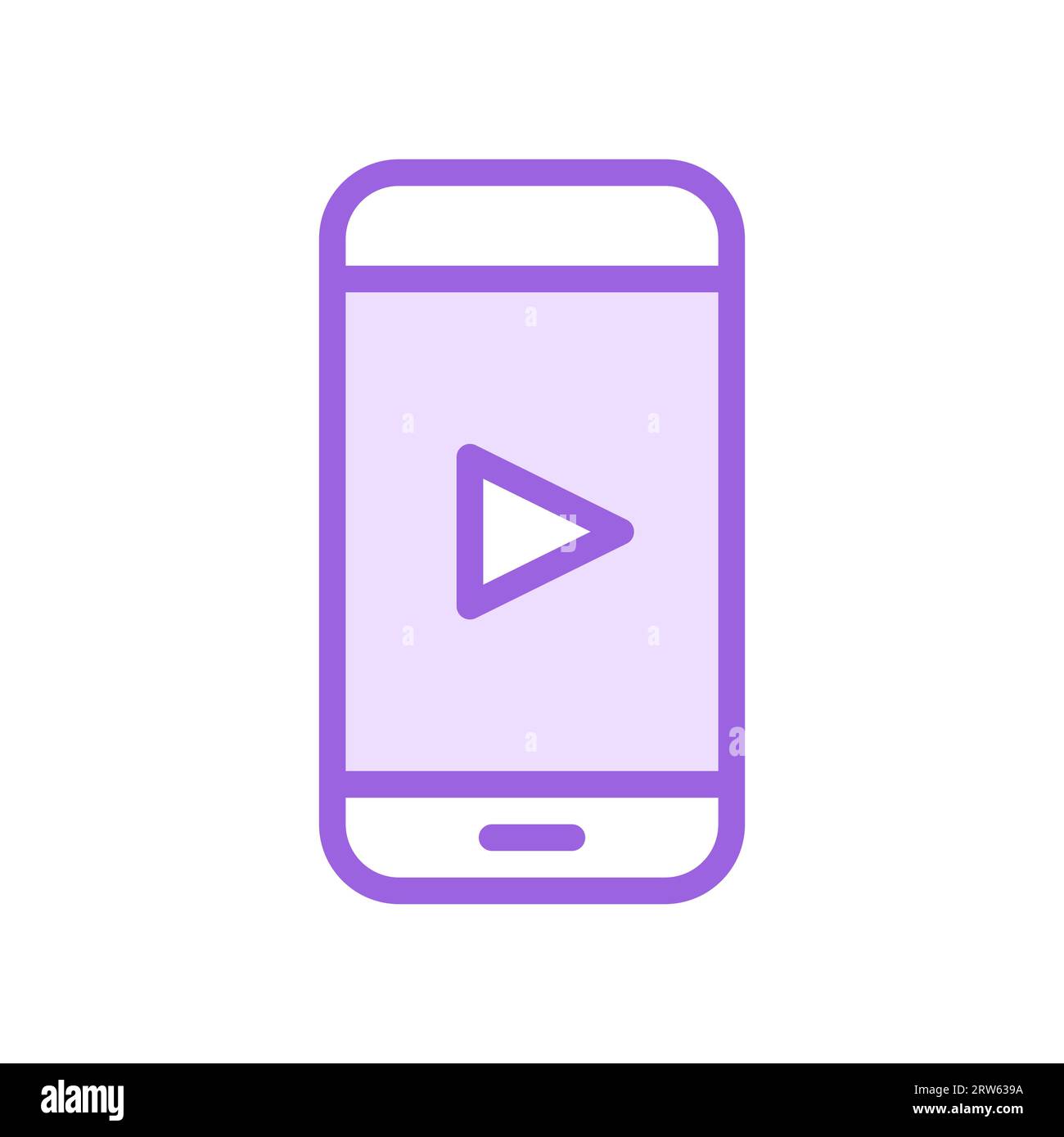 Two device smartphone outline Cut Out Stock Images & Pictures - Alamy