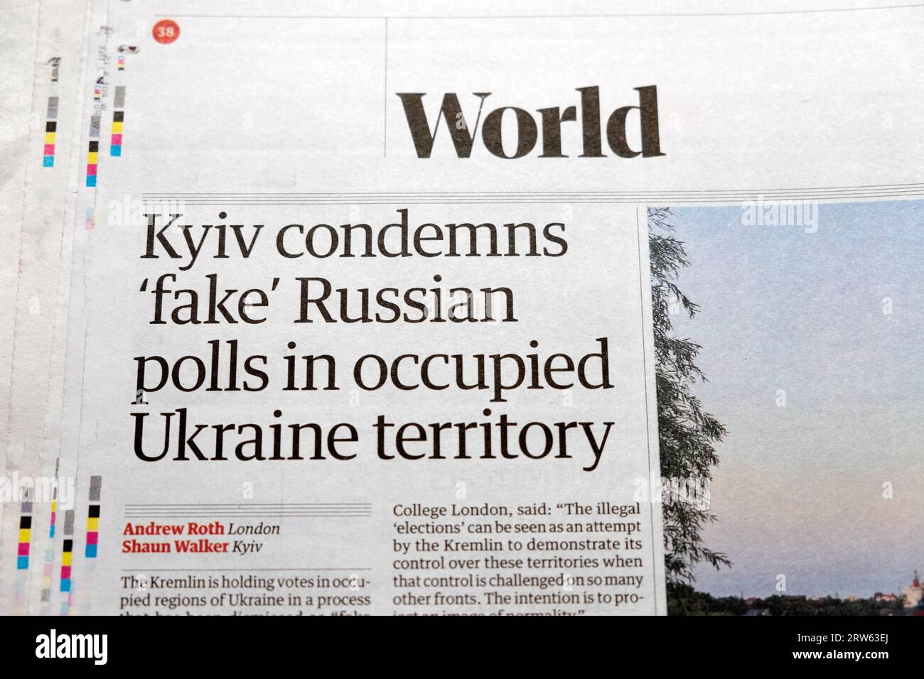 'Kyiv condemns 'fake' Russian polls in occupied Ukraine territory ...