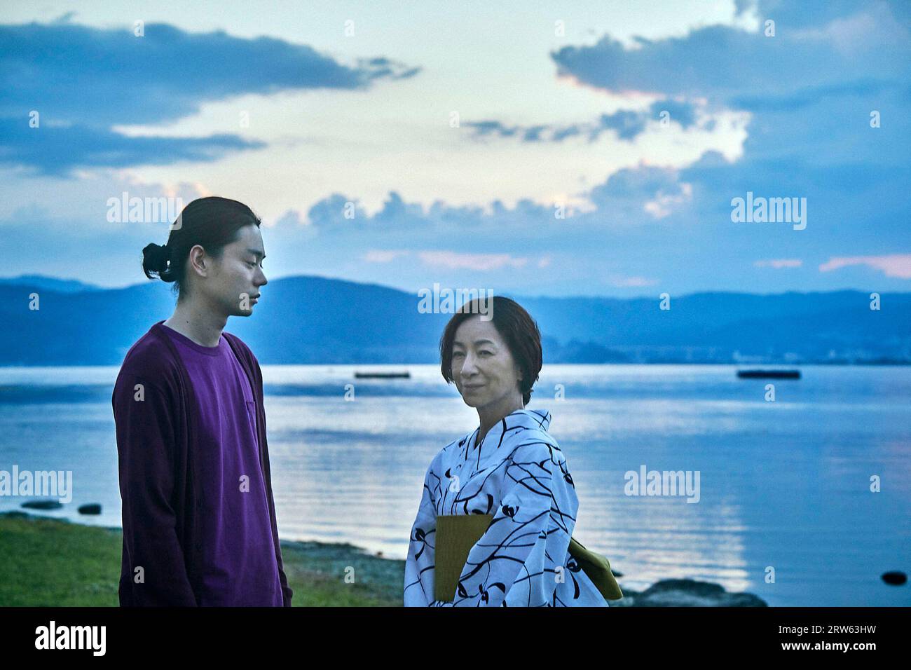 MIEKO HARADA and MASAKI SUDA in A HUNDRED FLOWERS (2022) -Original title: HYAKKA-, directed by ...