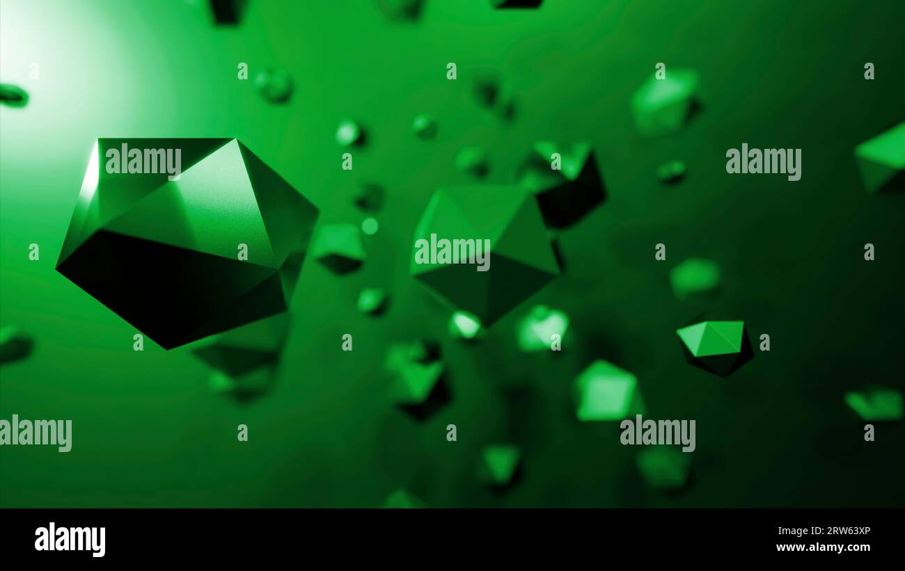 3d Polygons Rotating In Space Design Chaotic Orbits Of Rotation Of