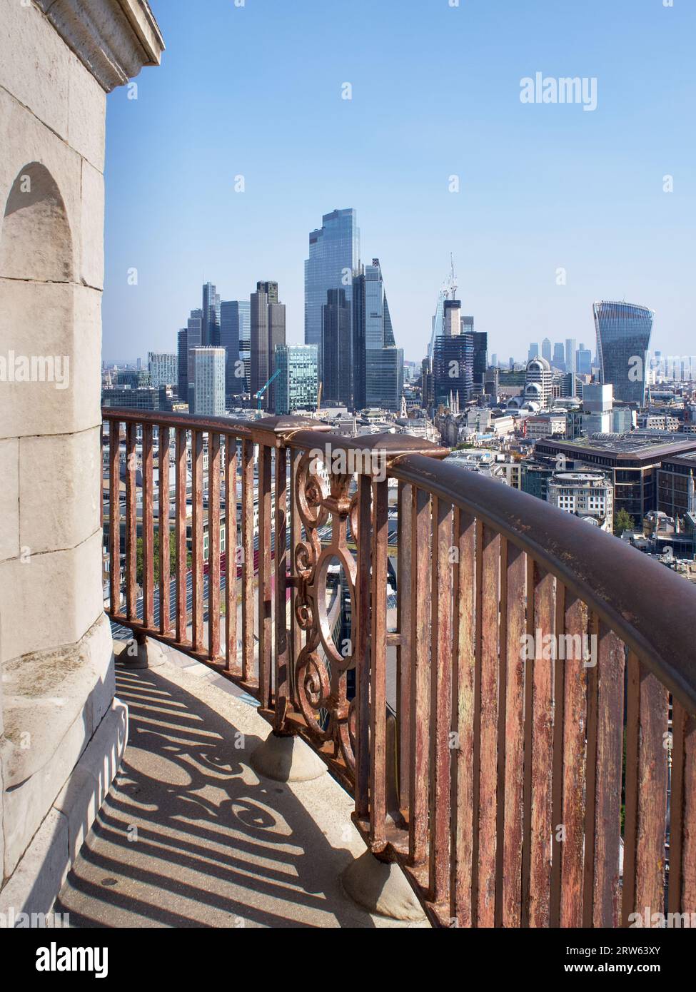 A scenic view of the London cityscape visible from a stunning outdoor ...