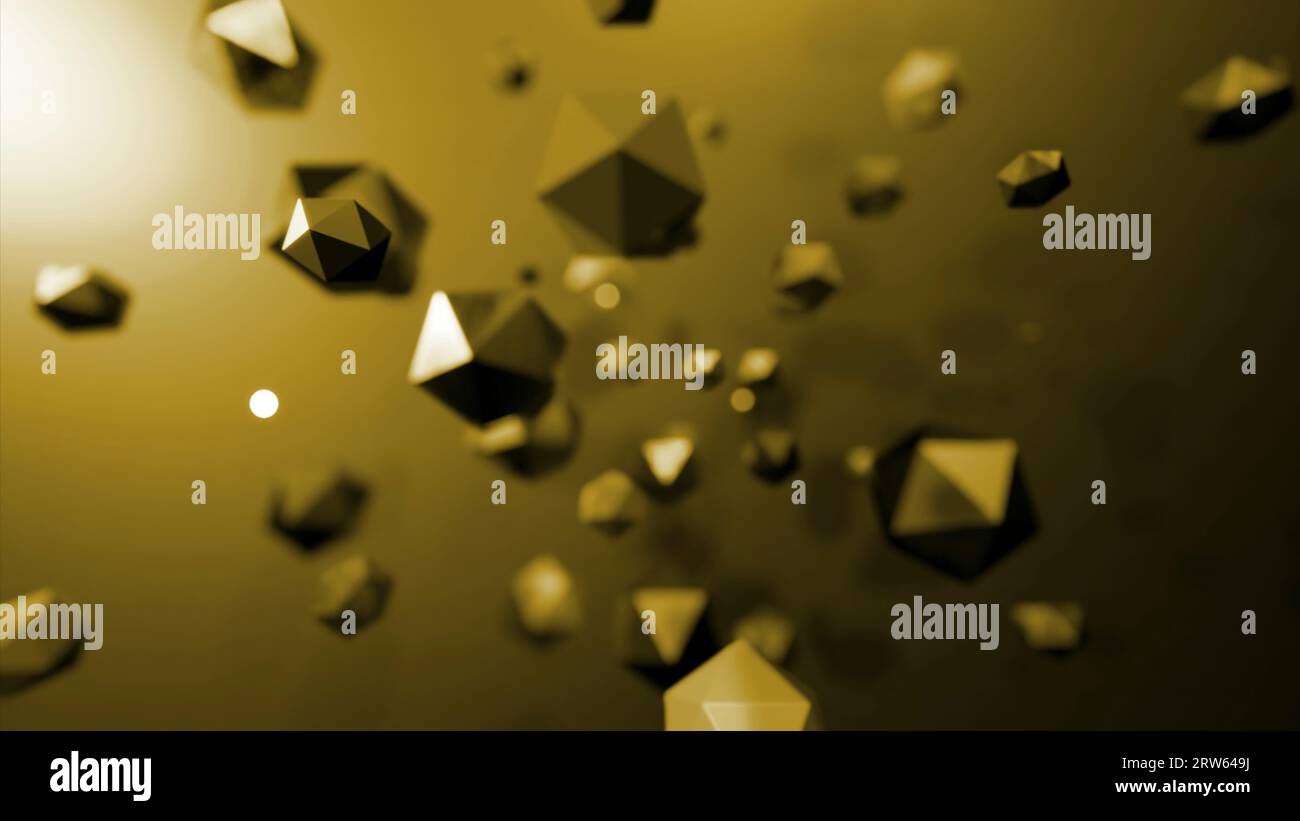 3d Polygons Rotating In Space Design Chaotic Orbits Of Rotation Of