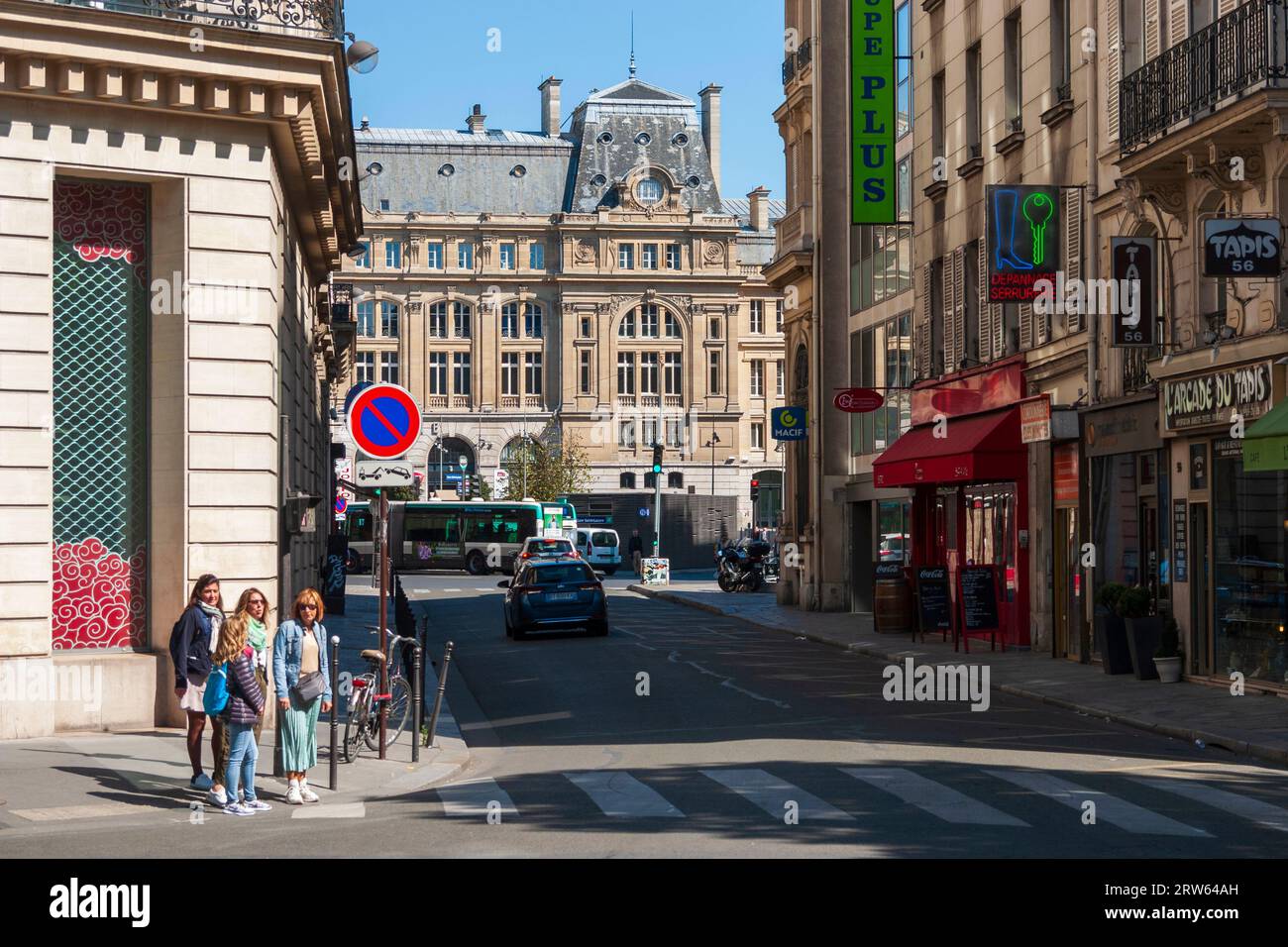 Rue de l'Arcade looking toward Gare St Lazare railway station, Paris ...