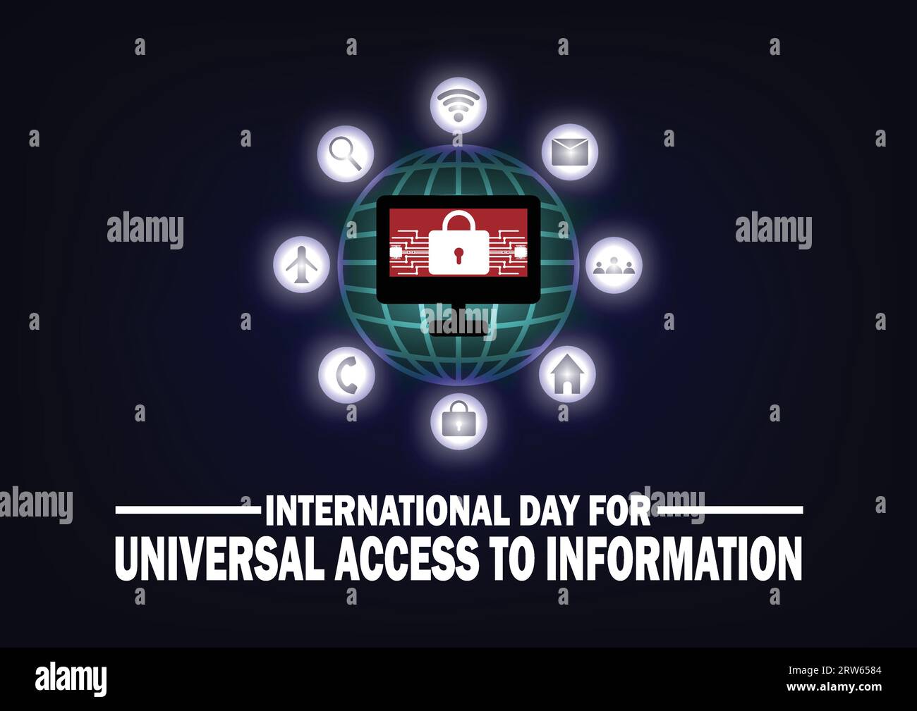 International Day for Universal Access to Information Vector ...