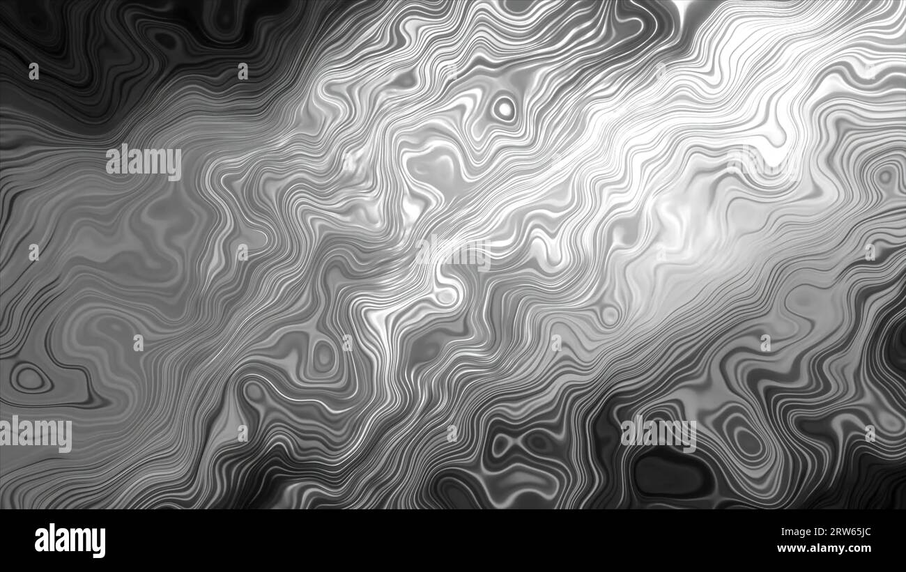 Liquid pattern with moving shimmering curved lines. Motion. Shimmering ...