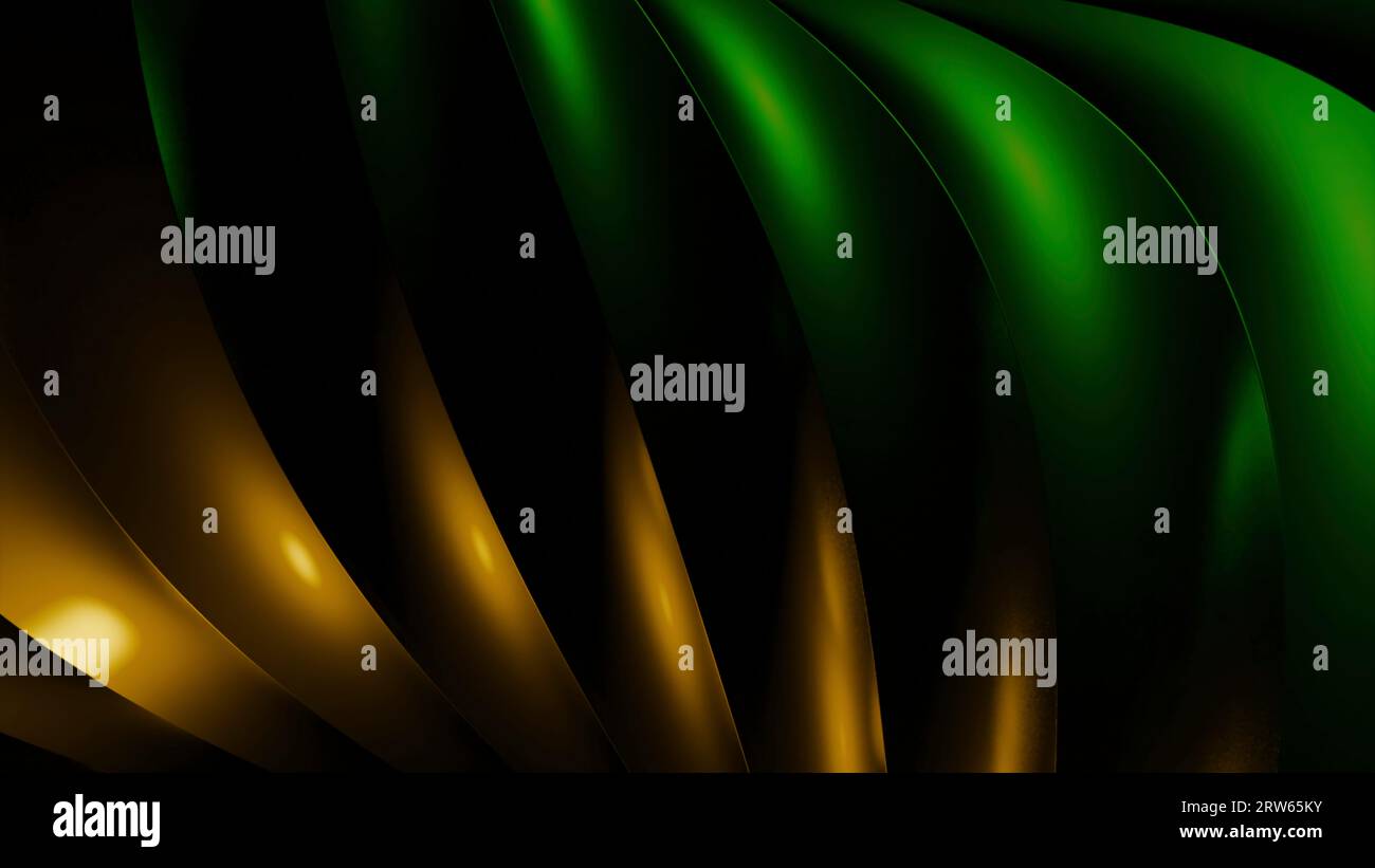 Animation of colorful curved lines moving in tangle. Design. 3D lines ...