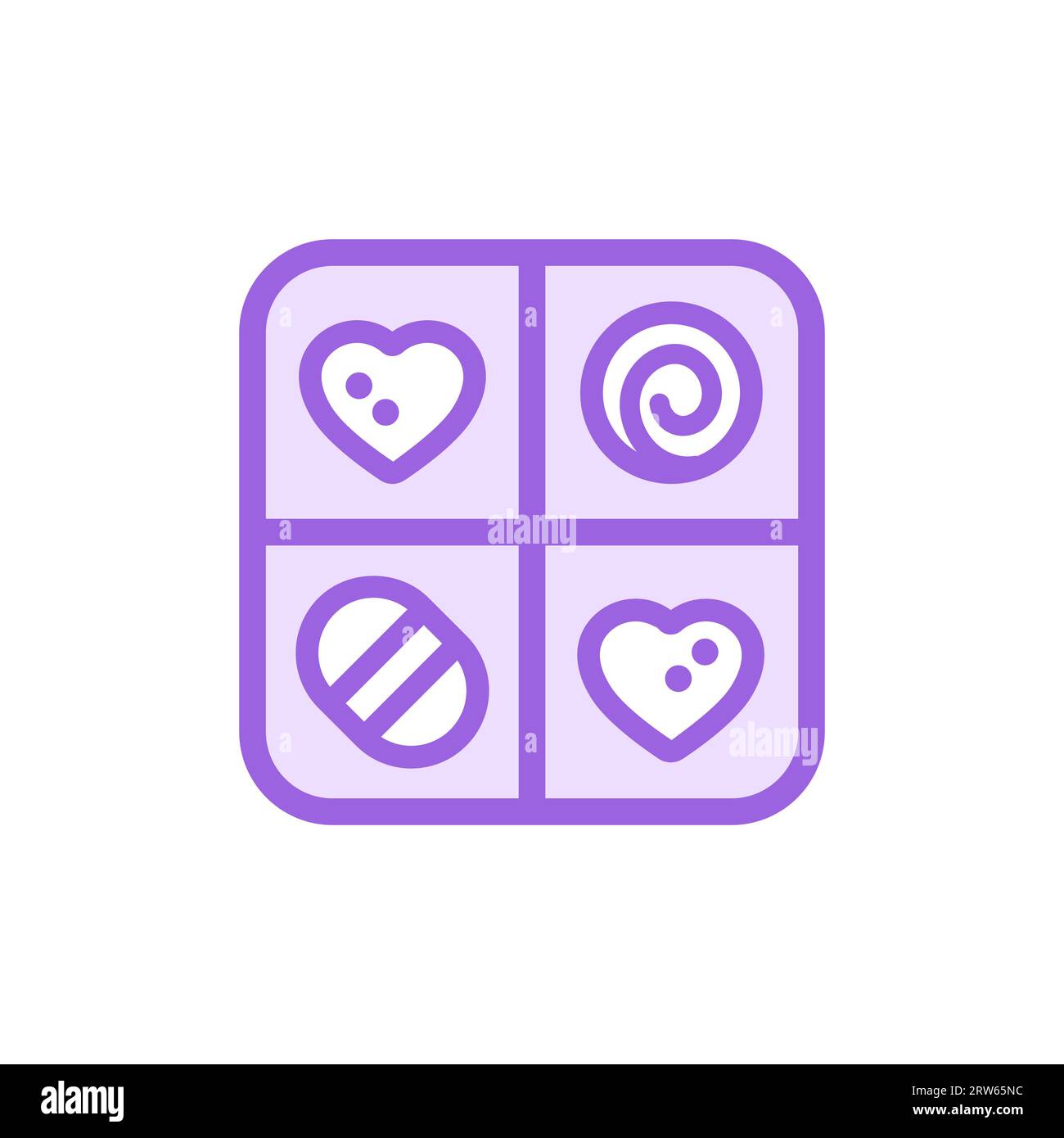 Candies line icon Stock Vector Images - Alamy