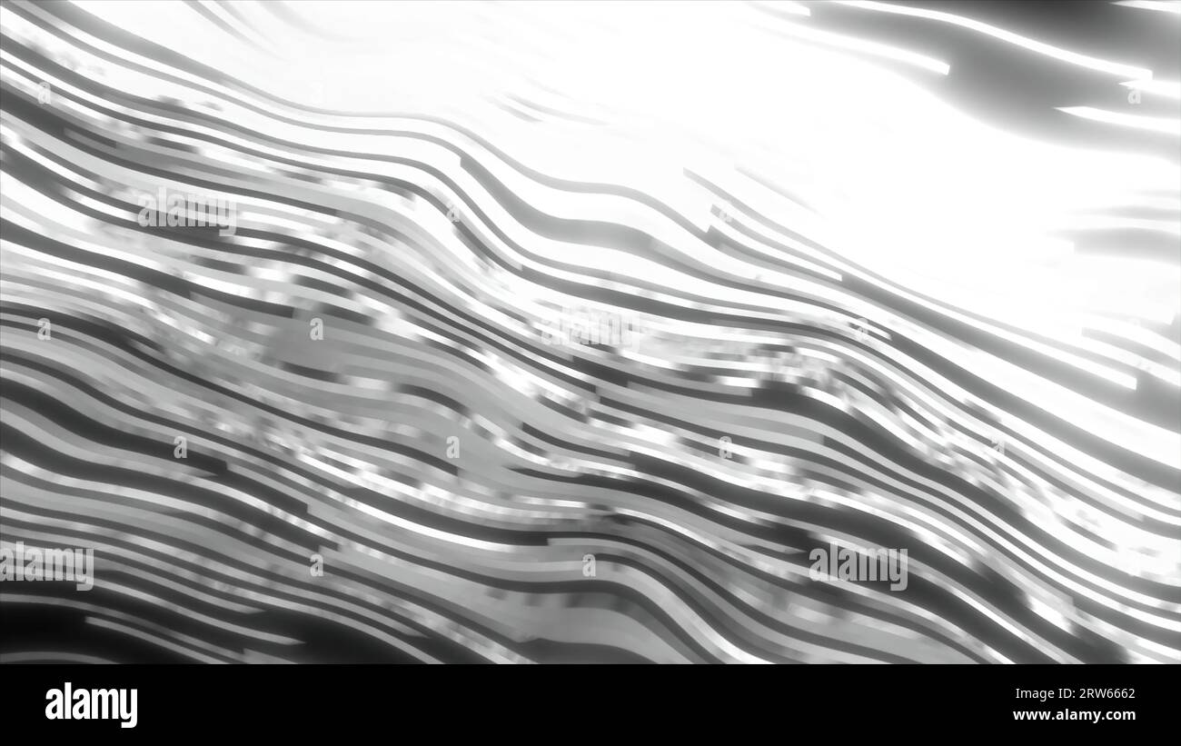 Bright shimmering lines in glitch background. Motion. Stream of ...