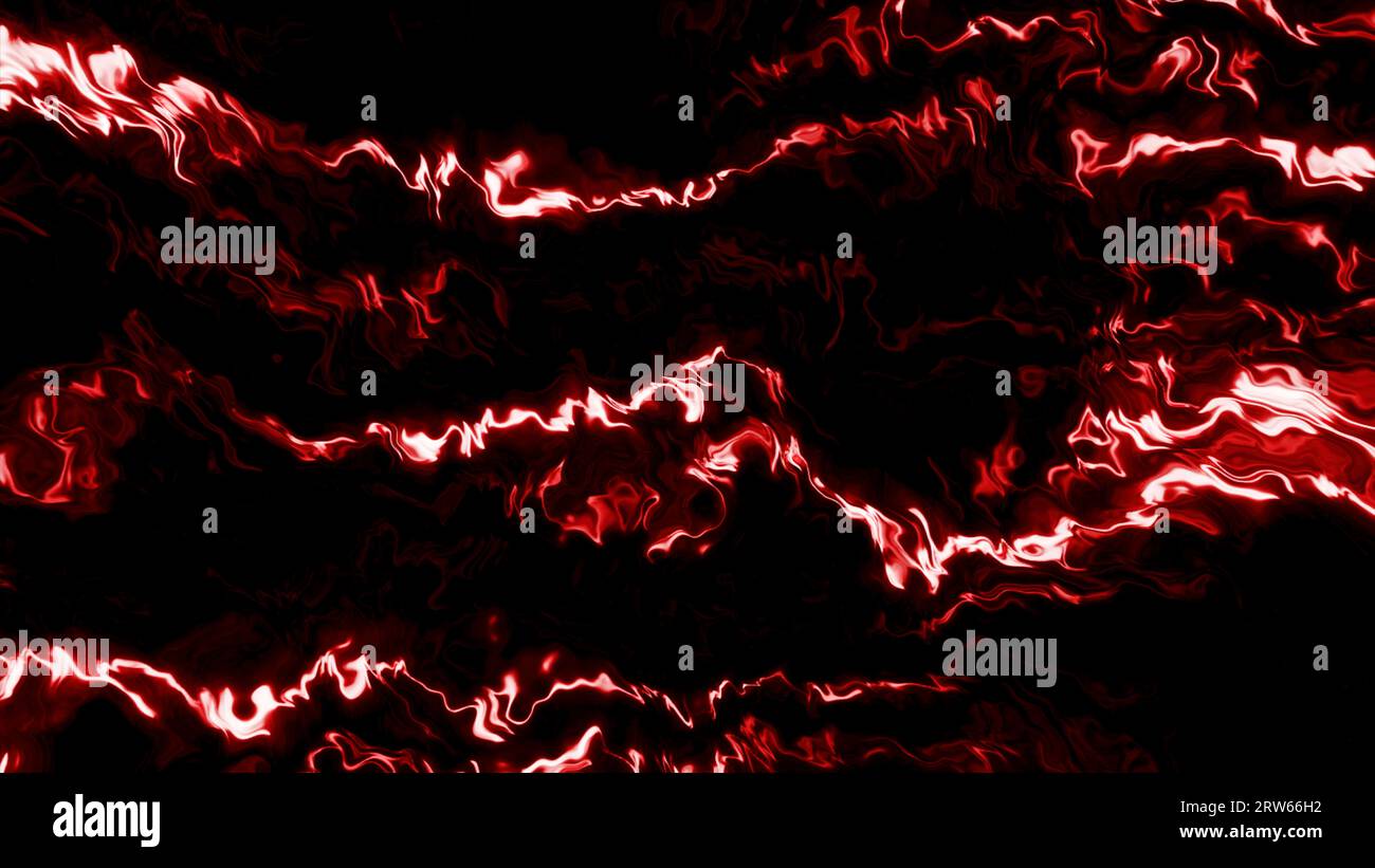 Stream of glowing and flickering lines of energy. Motion. Electric ...