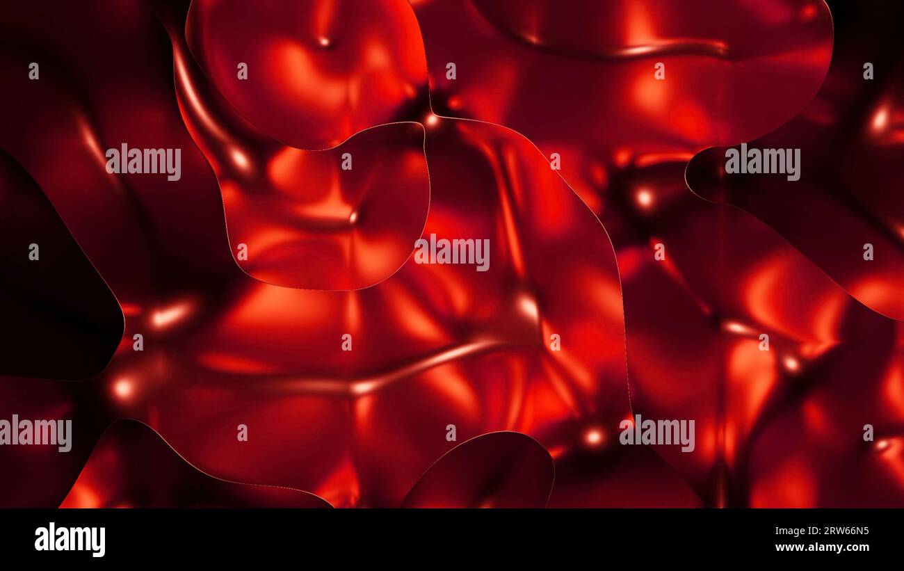 Liquid metal pattern in motion. Design. Liquid texture moves and ...