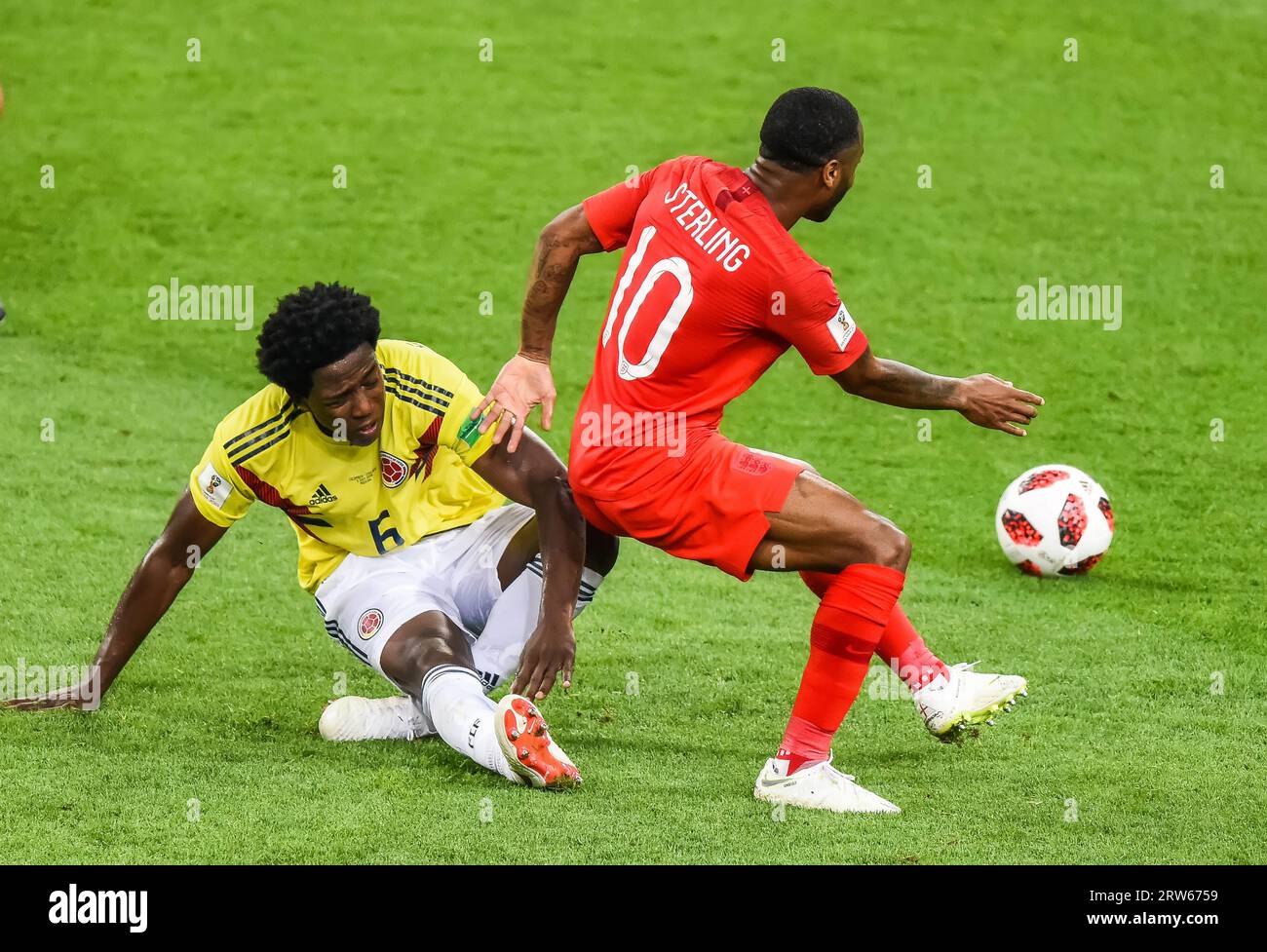 Moscow, Russia – July 3, 2018. England national football team winger ...