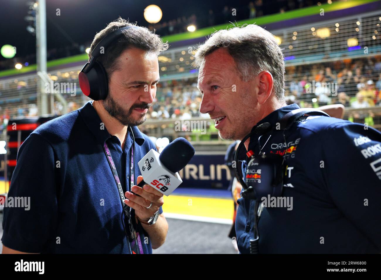 Singapore, Singapore. 17th Sep, 2023. (L to R): Chris Medland (GBR ...