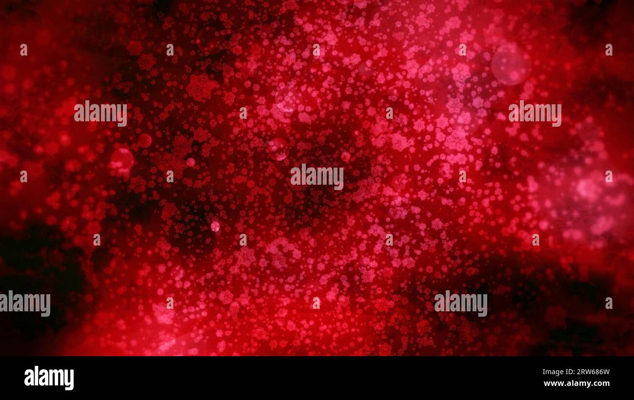 Background with flashing round spots of bacteria. Motion. Lots of ...