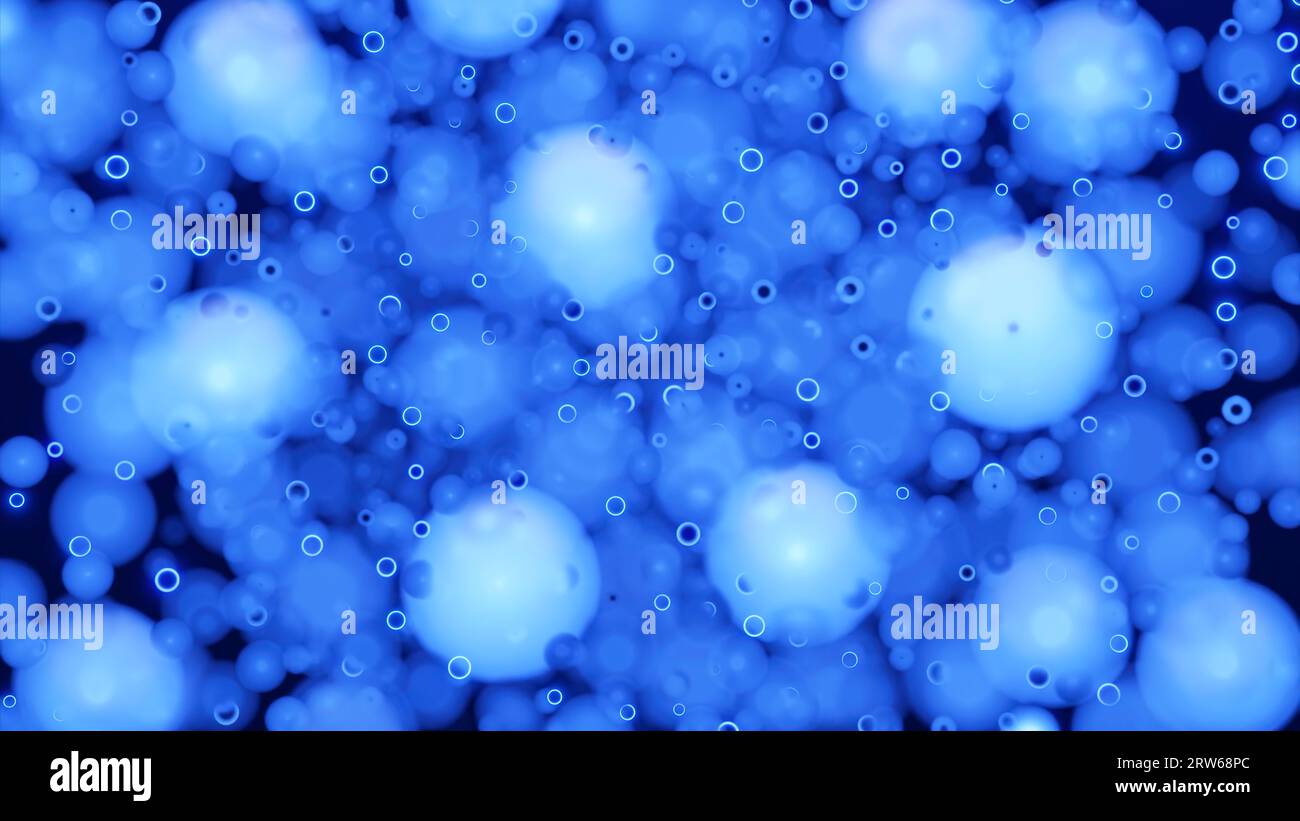 Rotating flow of 3d molecules. Design. Formation of biological ...