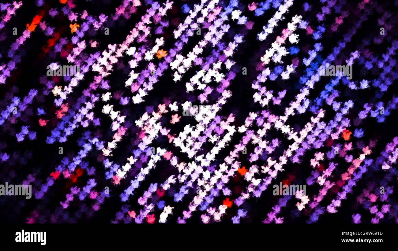 Moving stripes of colorful dots in disco style. Motion. Colorful bright ...