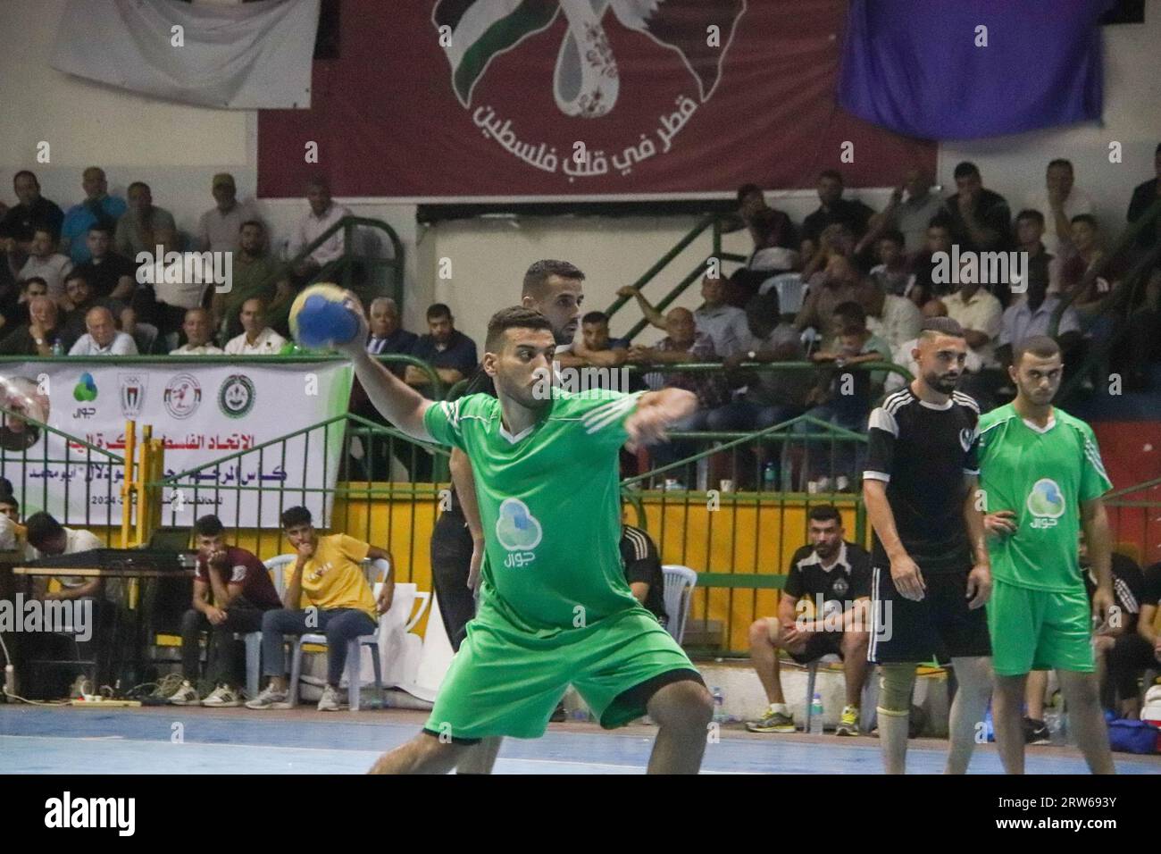 Gaza, Palestine, USA. 16th Sep, 2023. (SPO) 2023 Palestine Handball Cup ...