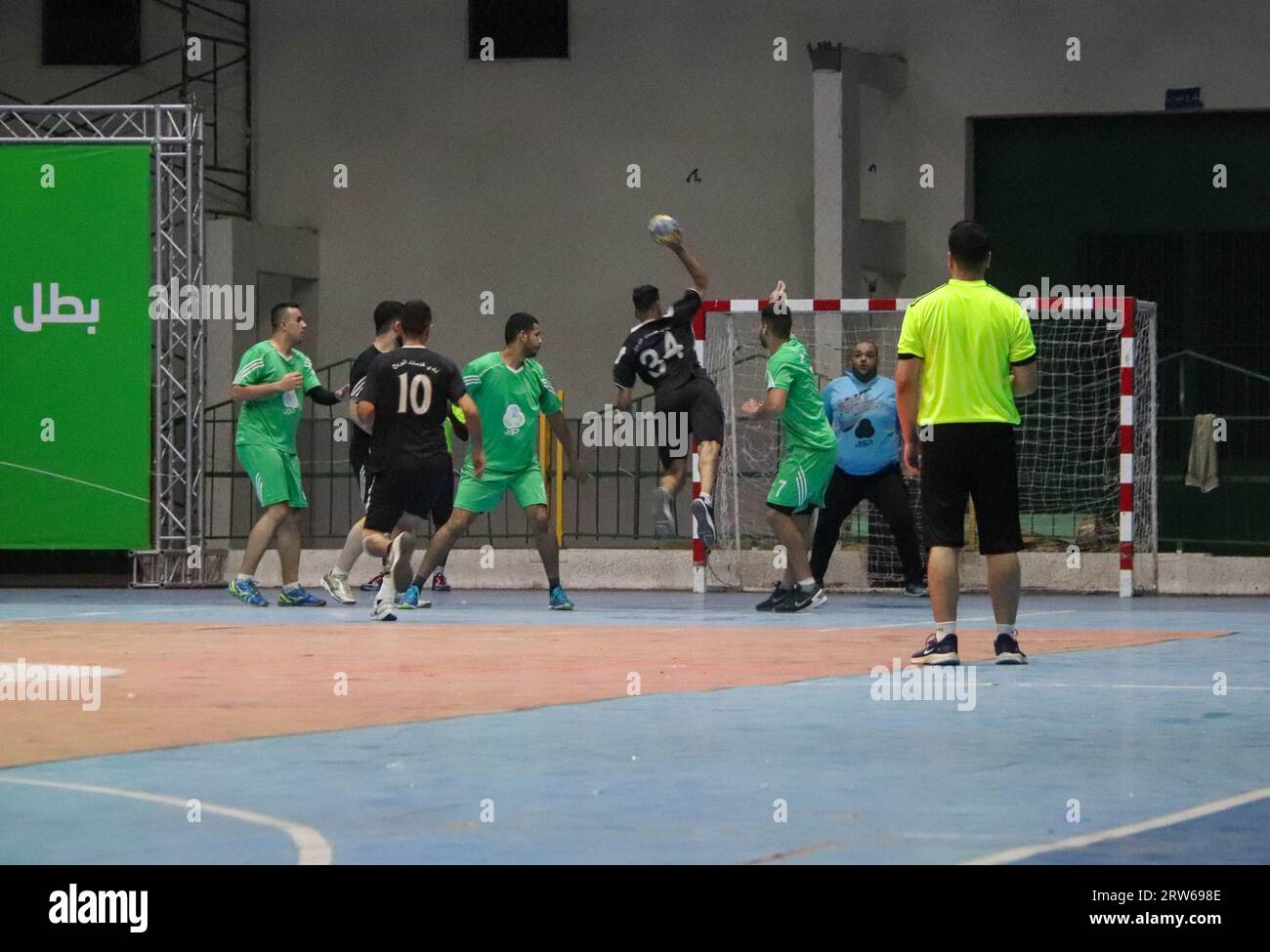 Gaza, Palestine, USA. 16th Sep, 2023. (SPO) 2023 Palestine Handball Cup ...