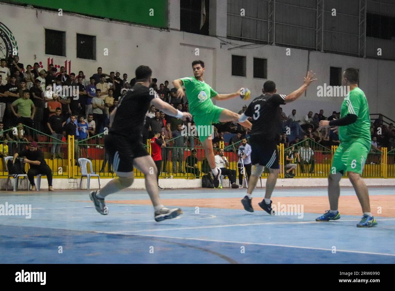 Gaza, Palestine, USA. 16th Sep, 2023. (SPO) 2023 Palestine Handball Cup ...