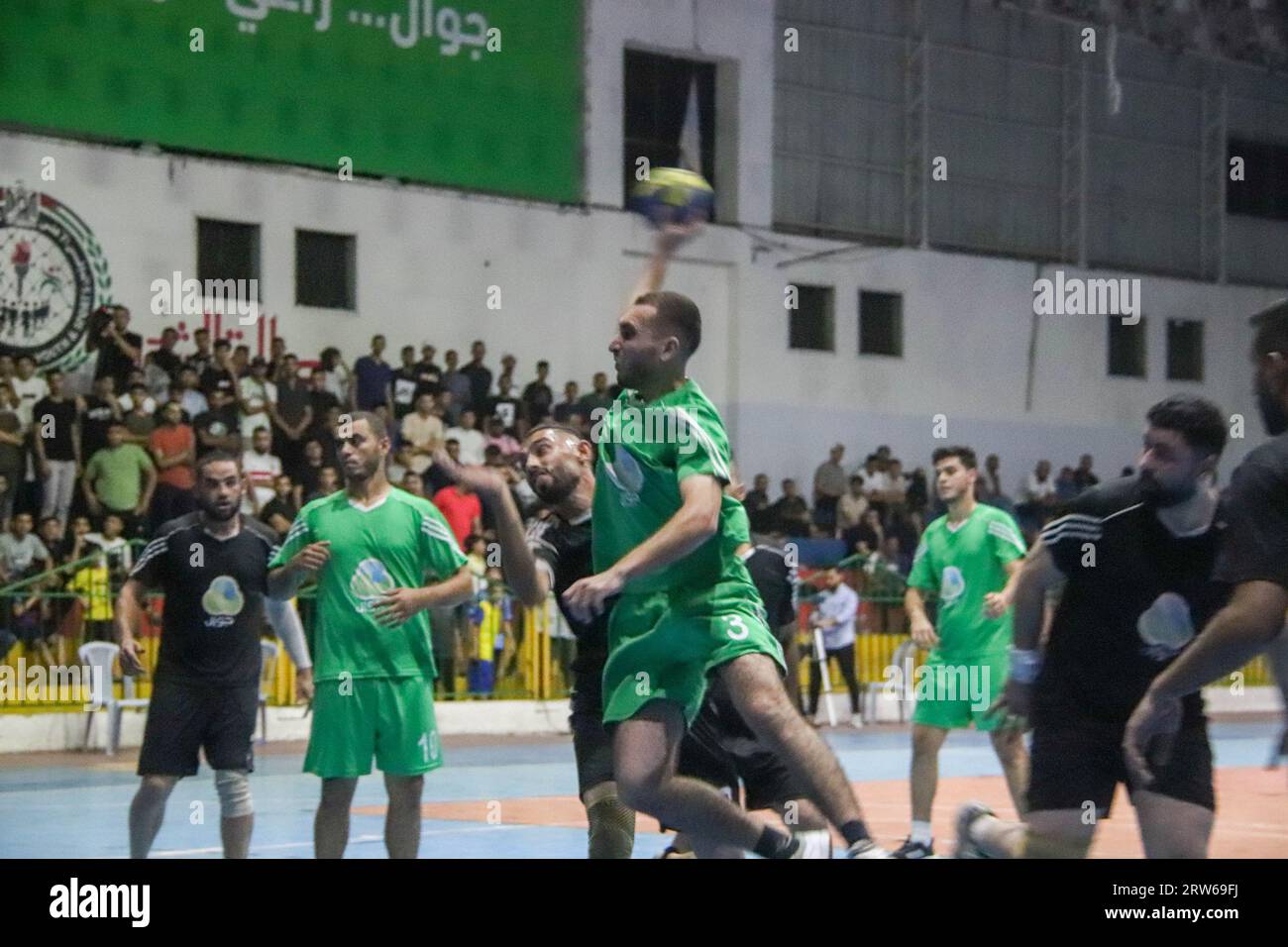 Gaza, Palestine, USA. 16th Sep, 2023. (SPO) 2023 Palestine Handball Cup ...