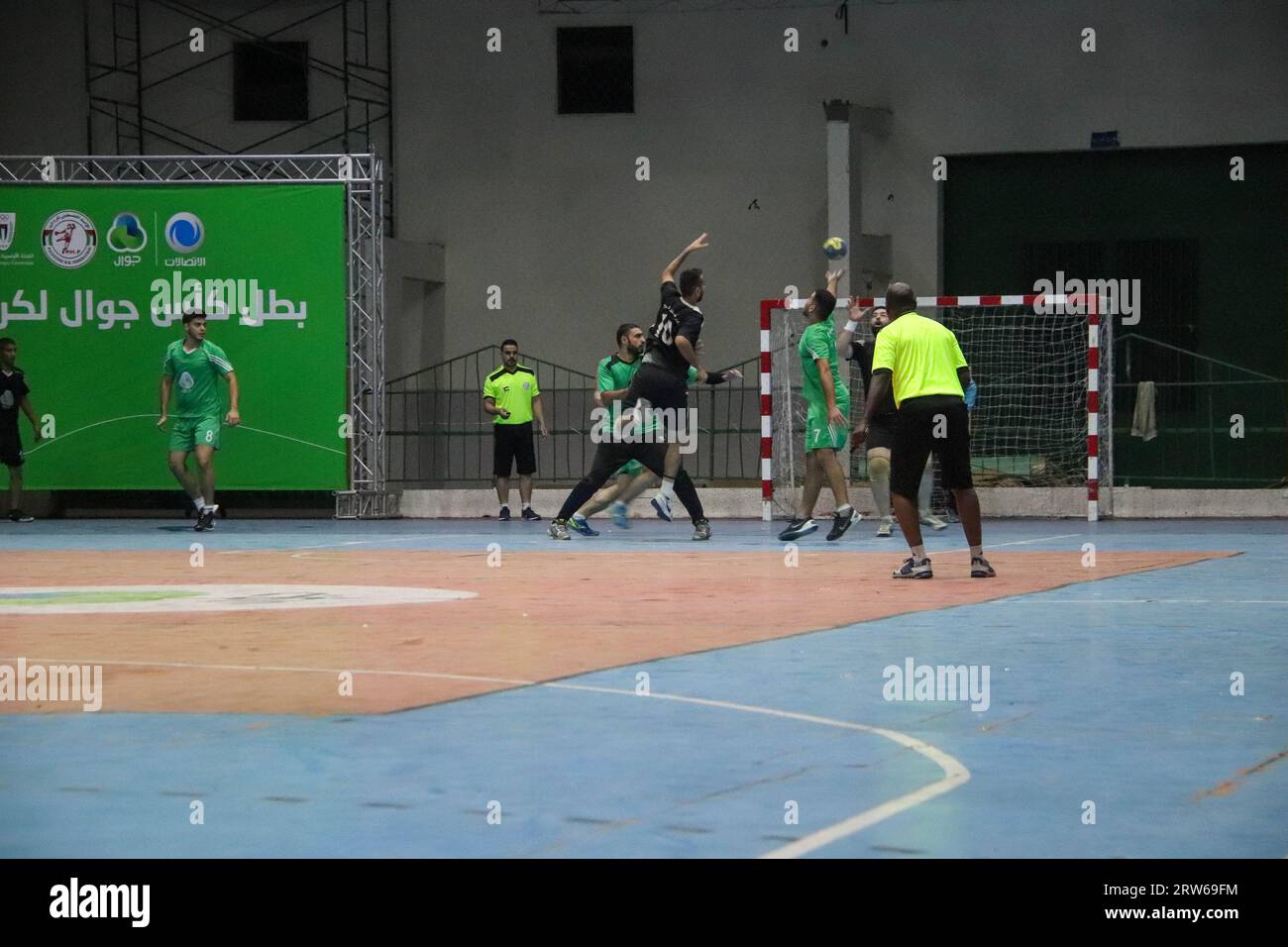 Gaza, Palestine, USA. 16th Sep, 2023. (SPO) 2023 Palestine Handball Cup ...