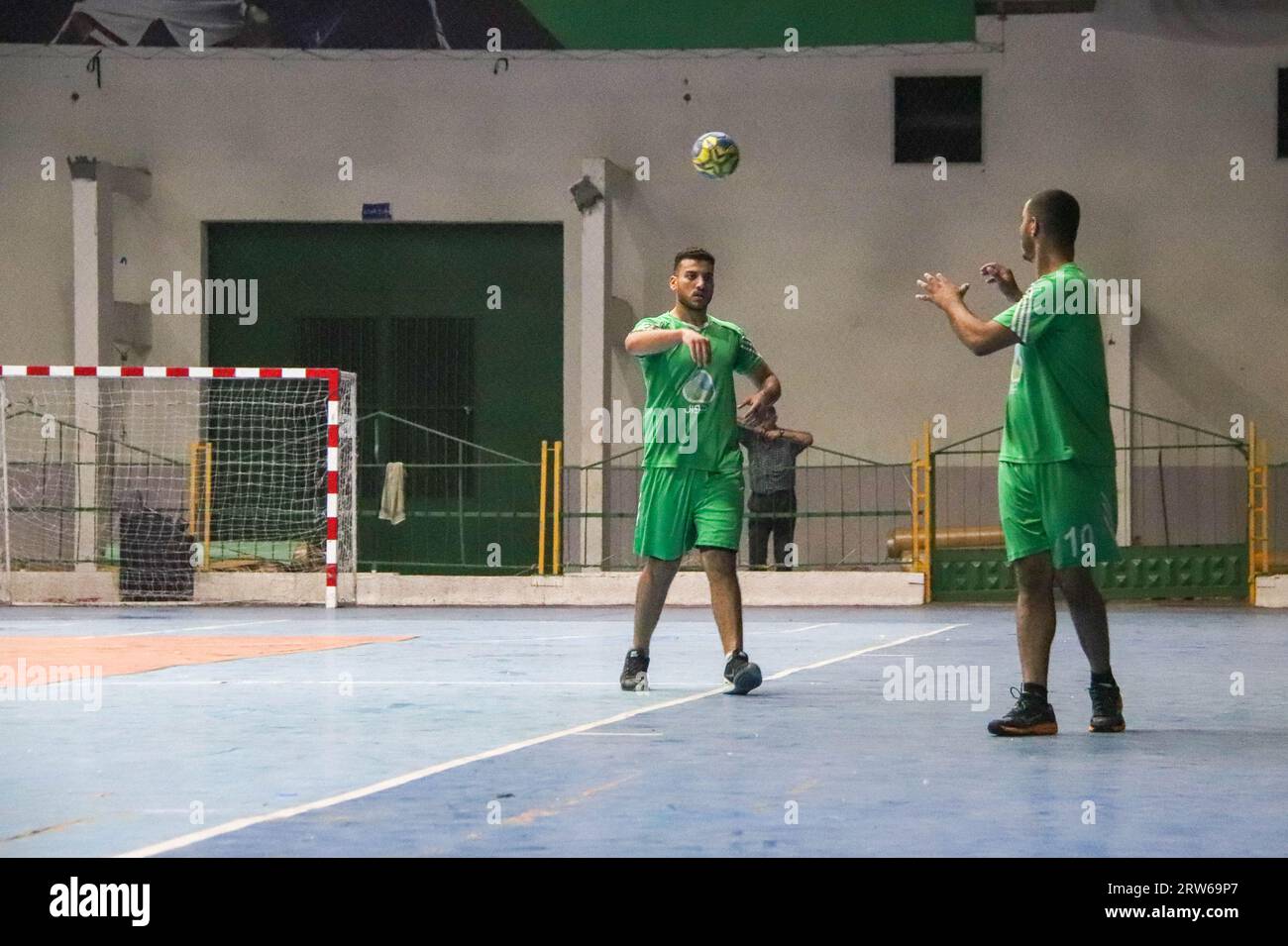 Gaza, Palestine, USA. 16th Sep, 2023. (SPO) 2023 Palestine Handball Cup ...