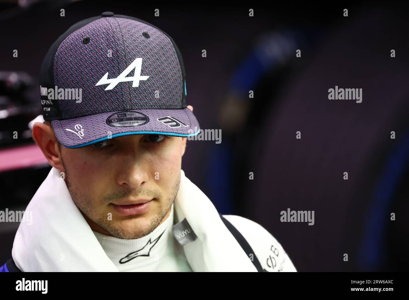 Singapore, Singapore. 17th Sep, 2023. Esteban Ocon (FRA) Alpine F1 Team ...