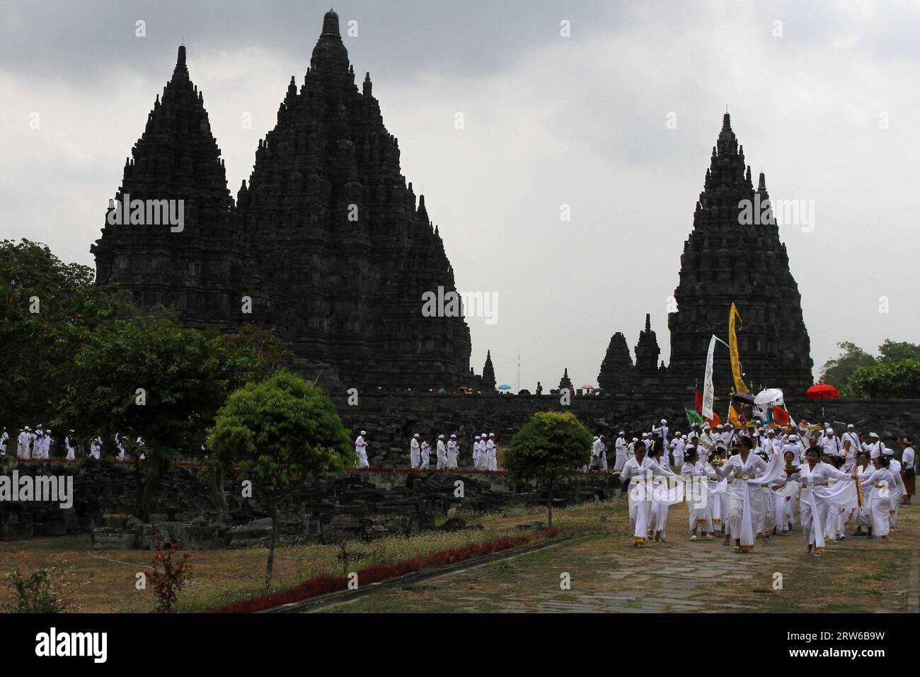 Sleman, Yogyakarta, Indonesia. 17th Sep, 2023. Hindu devotees take part ...