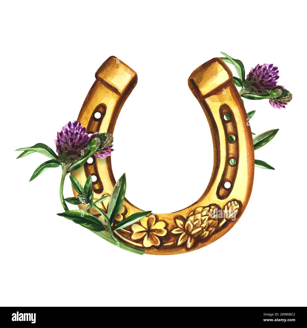 Printable Good Luck Horseshoes