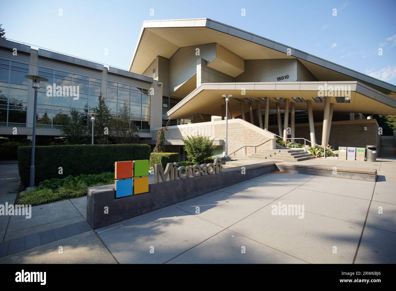 Redmond, United States. 16th Sep, 2023. The logo of Microsoft is seen ...
