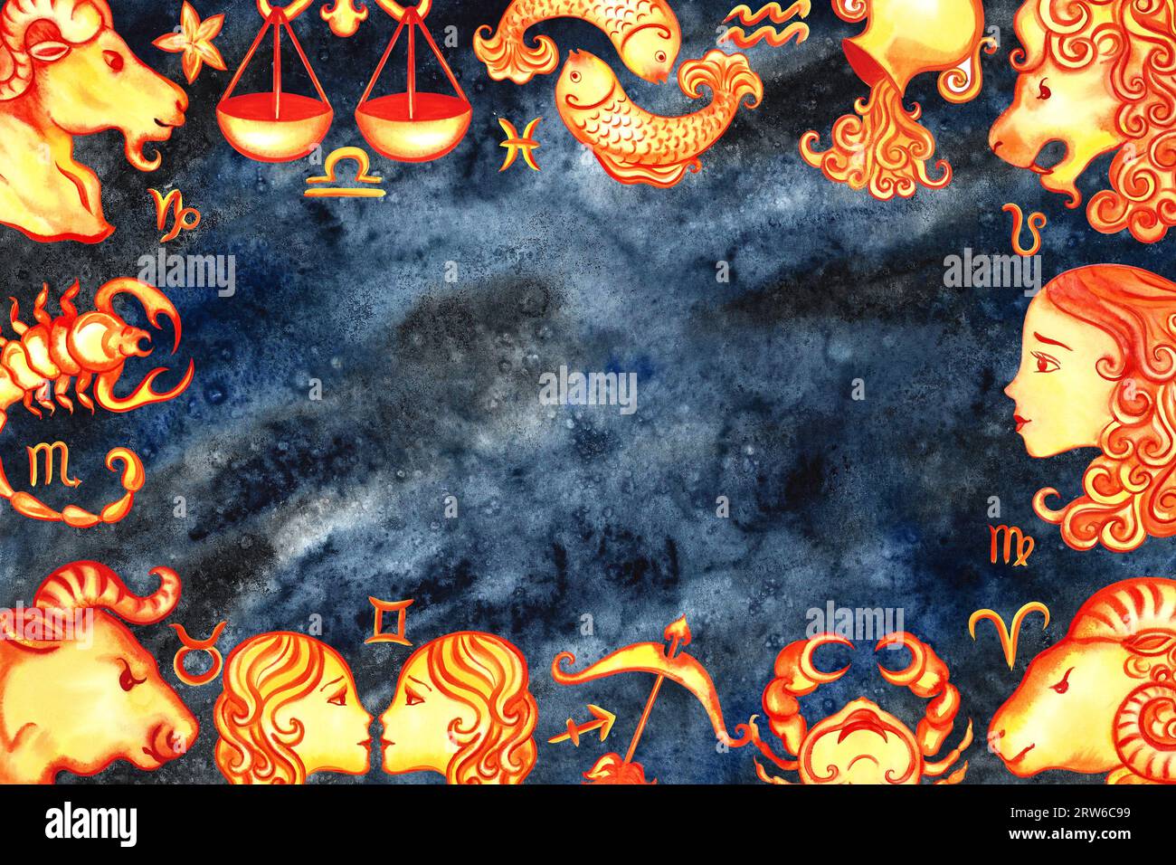 Zodiac picture frame 60 photos - Astrologytoyou.com