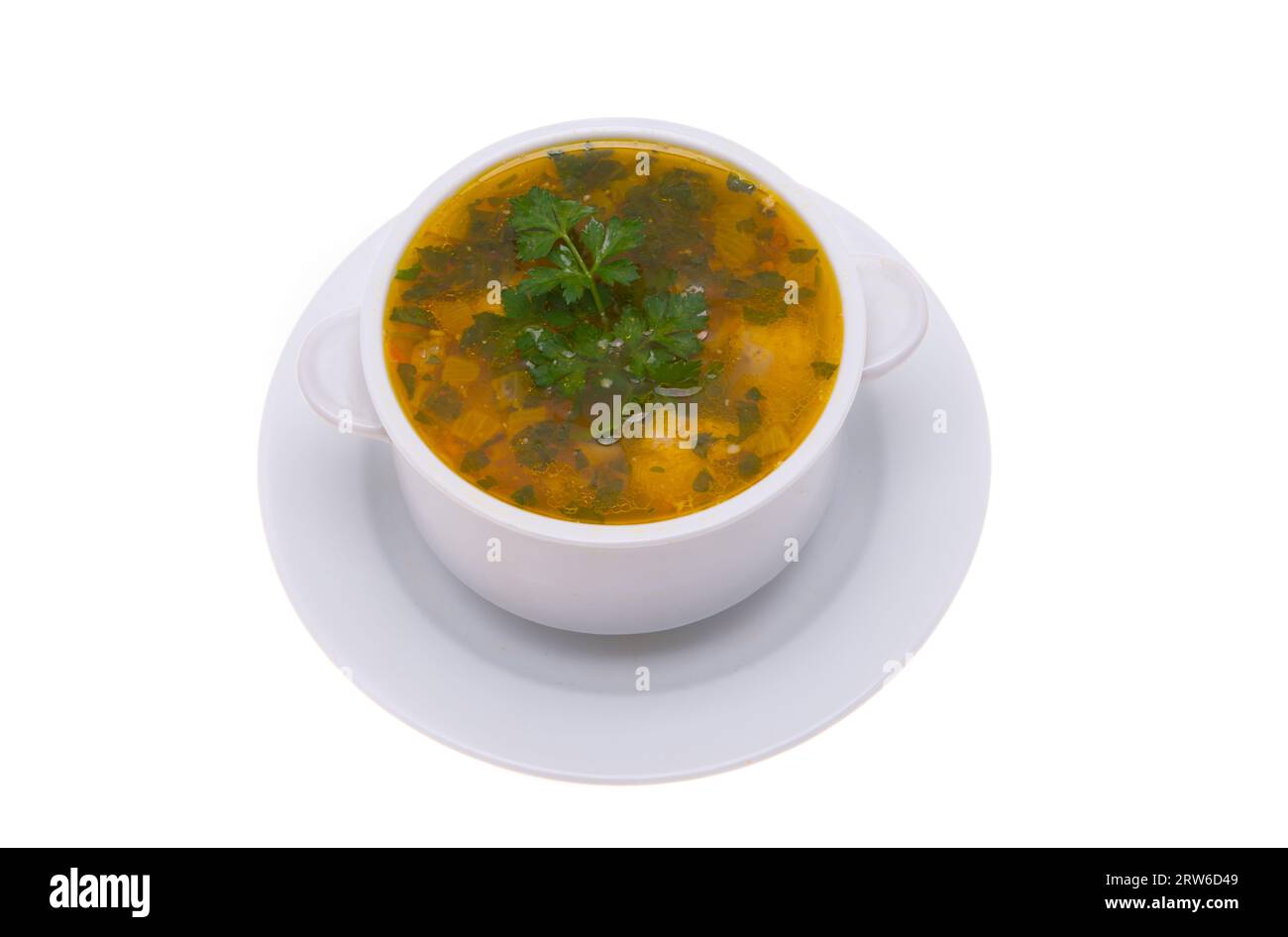 Coconut chicken soup Cut Out Stock Images & Pictures - Alamy