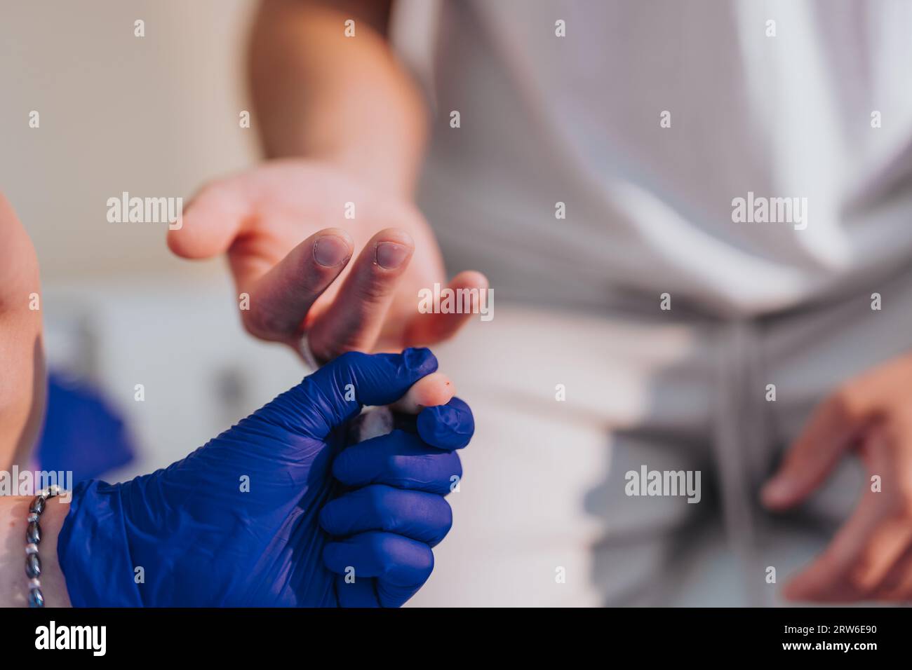 Experienced Specialist Conducting Medical Examination in Hospital Room ...