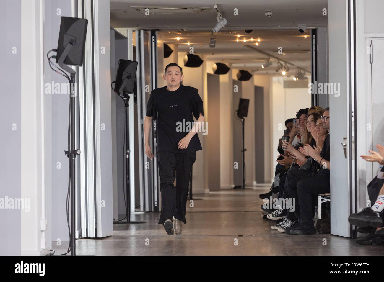 London, UK. September 17, 2023. Designer Jiaen Cai at the J E CAI ...