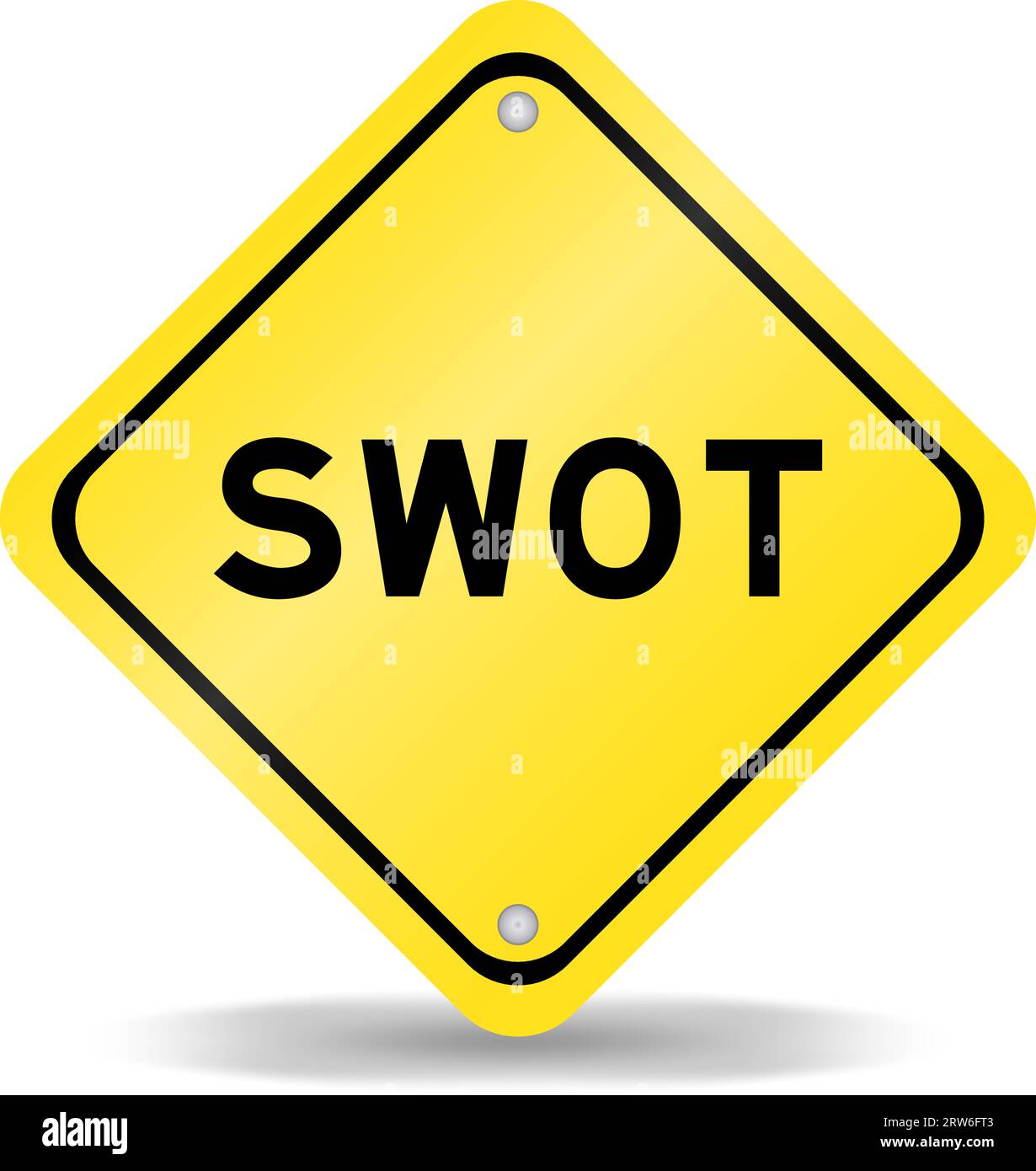 Swot strength weakness opportunities threats Stock Vector Images - Alamy