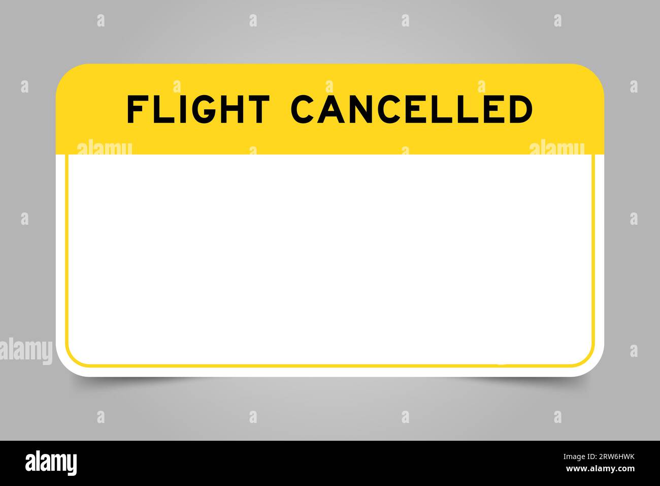Airport ticket cancellation Stock Vector Images - Alamy