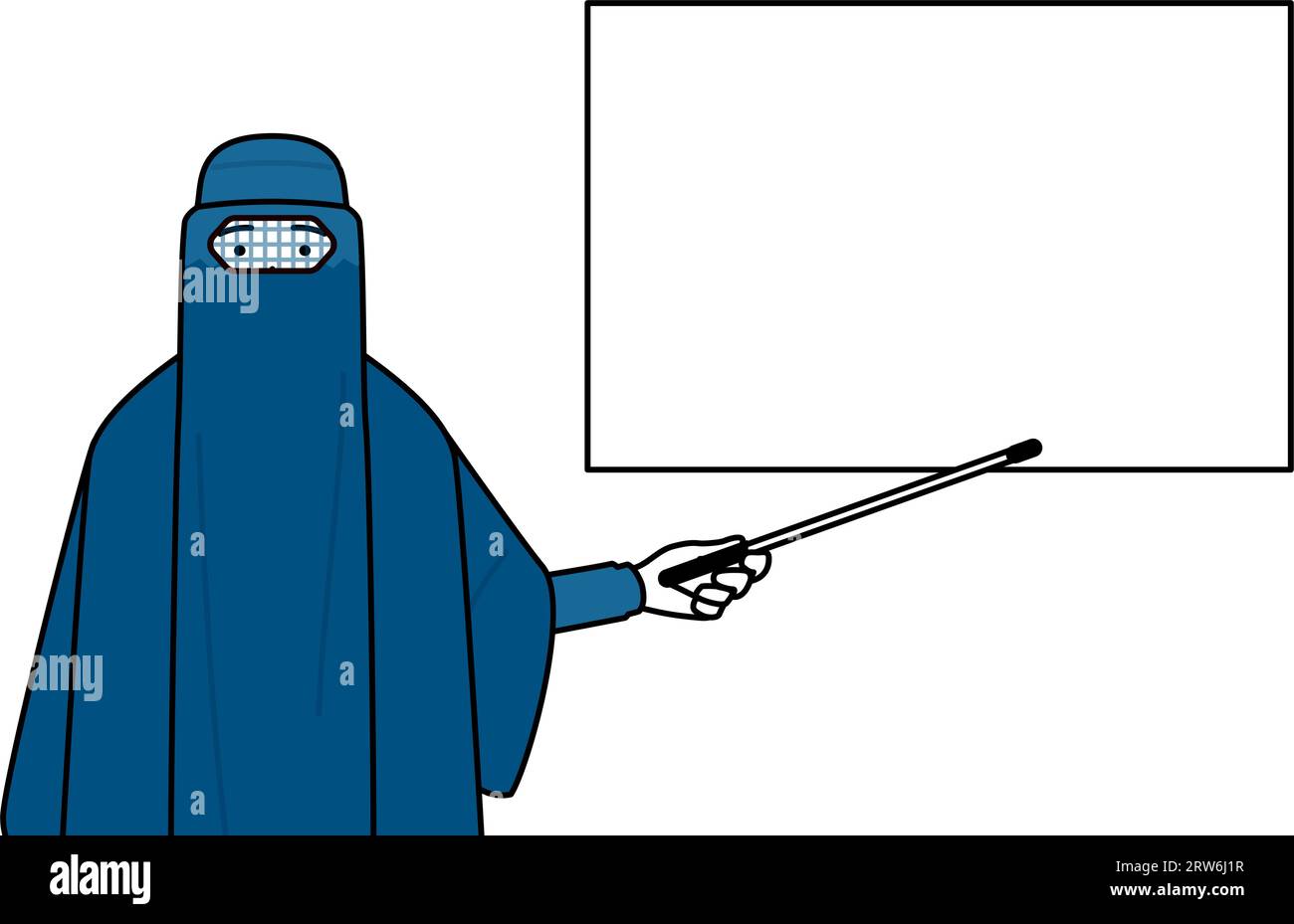 Muslim burqa classroom Cut Out Stock Images & Pictures - Alamy